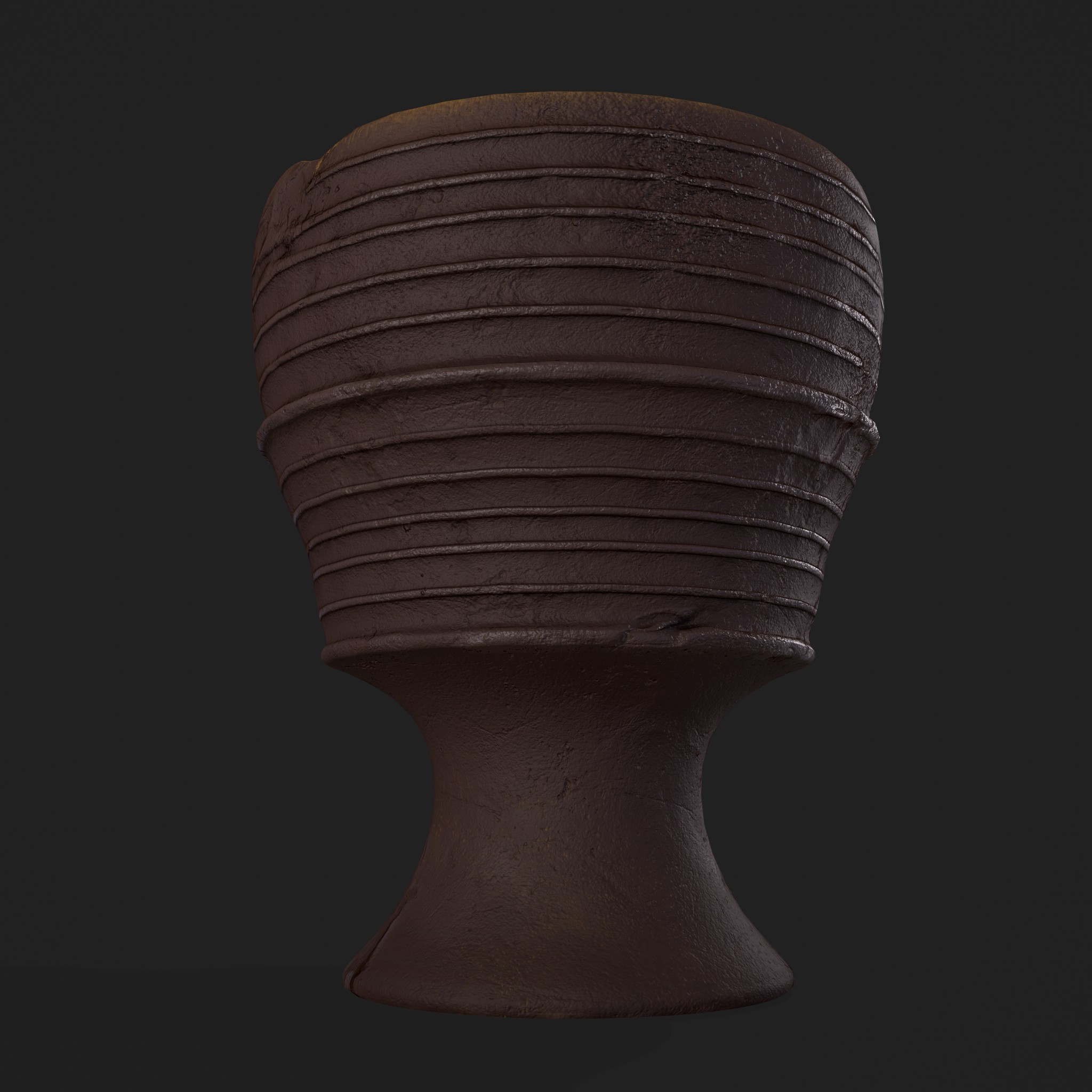 Ribbed Clay Chalice - 3D Model by Get Dead Entertainment