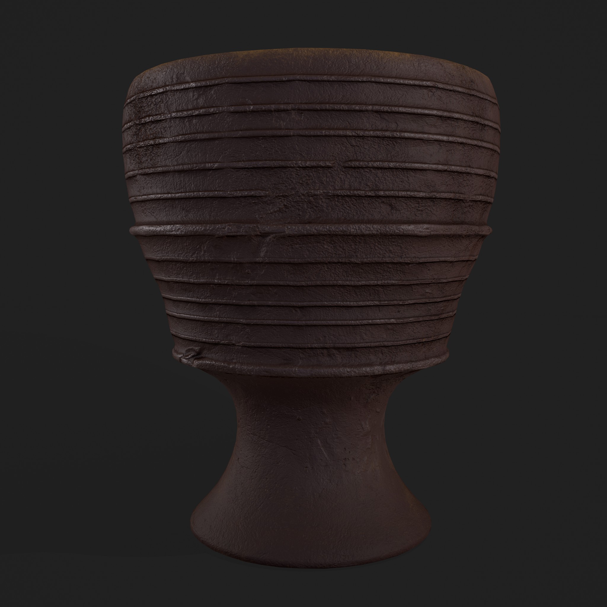 Ribbed Clay Chalice - 3D Model by Get Dead Entertainment
