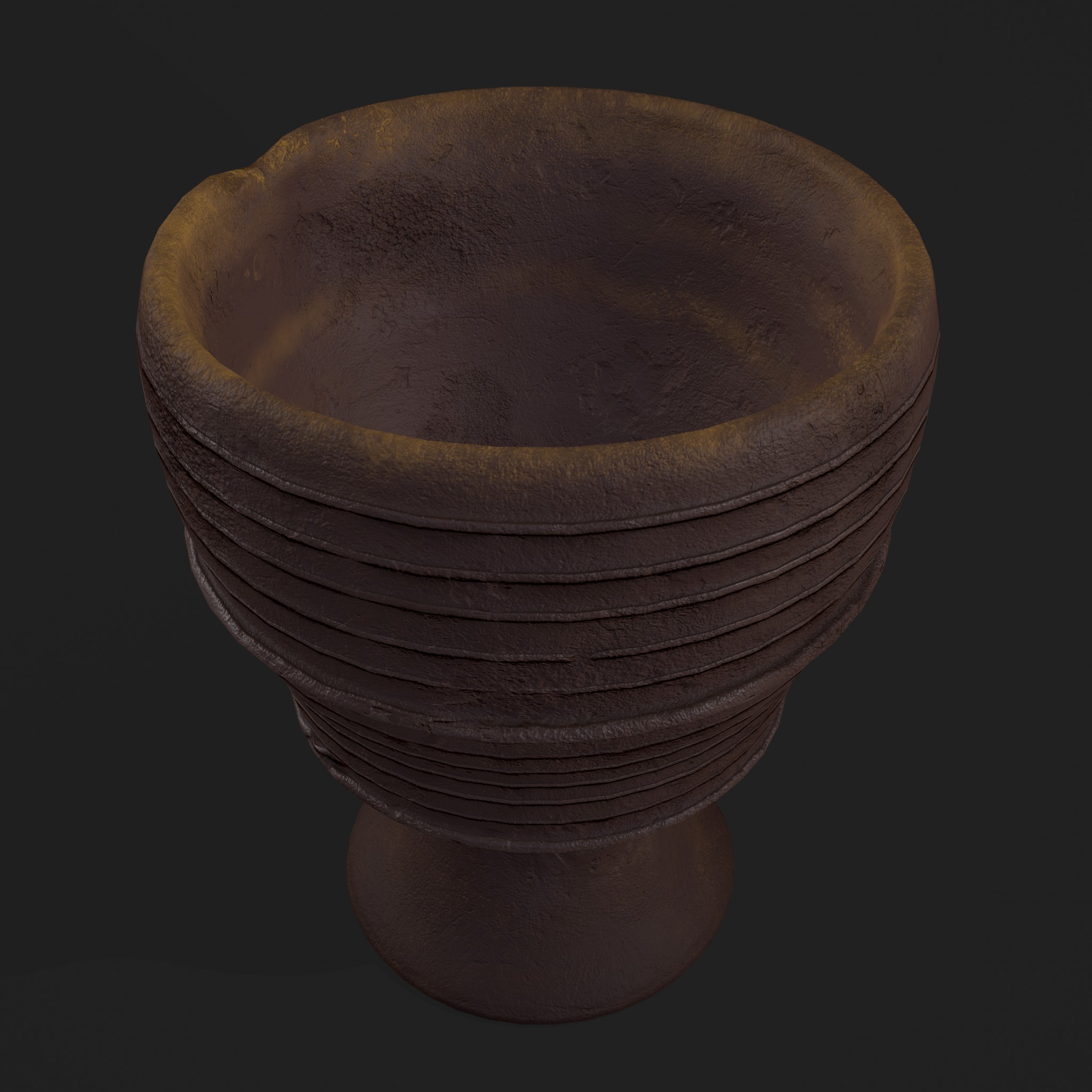 Ribbed Clay Chalice - 3D Model by Get Dead Entertainment