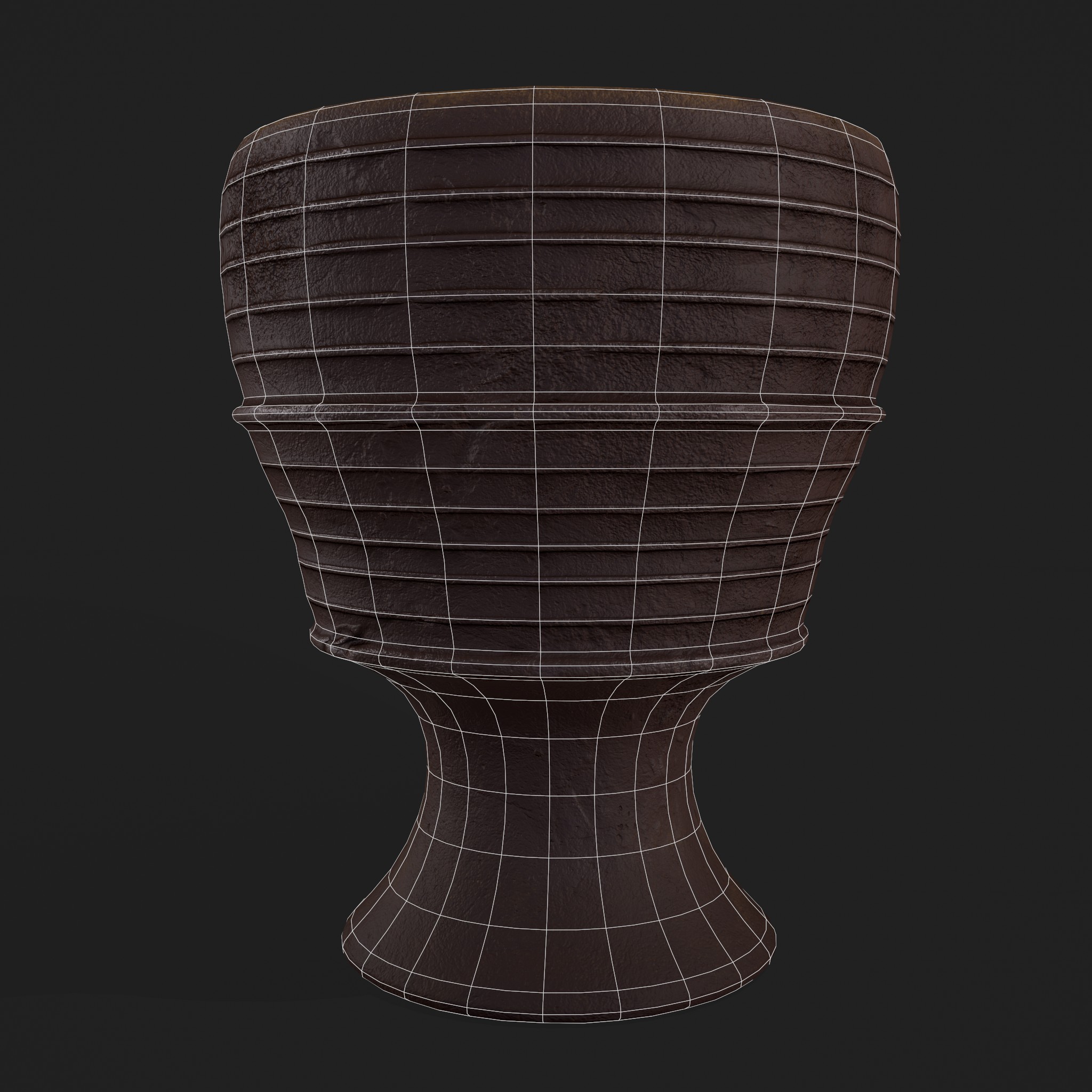 Ribbed Clay Chalice - 3D Model by Get Dead Entertainment
