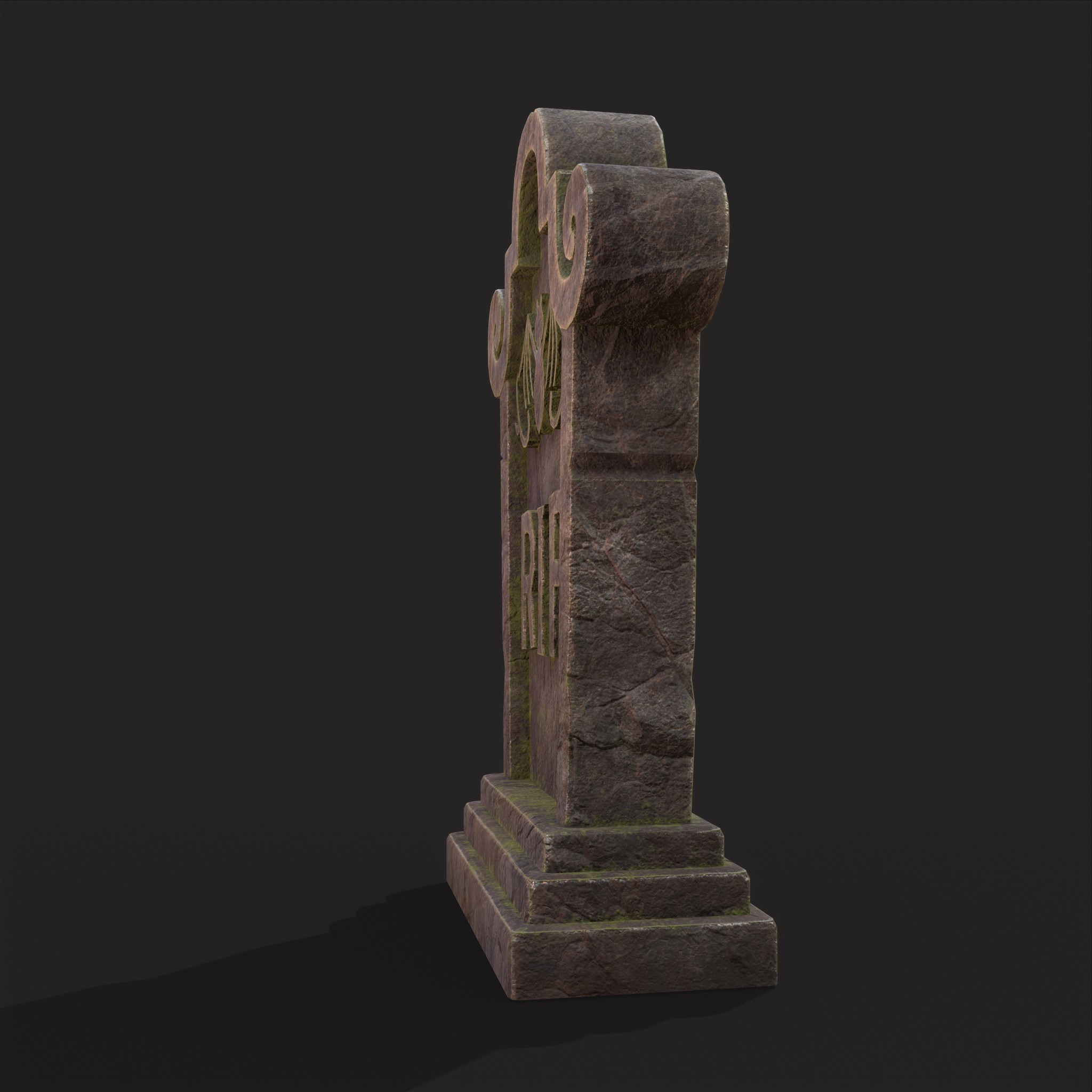 Rip Gravestone - 3D Model by Get Dead Entertainment