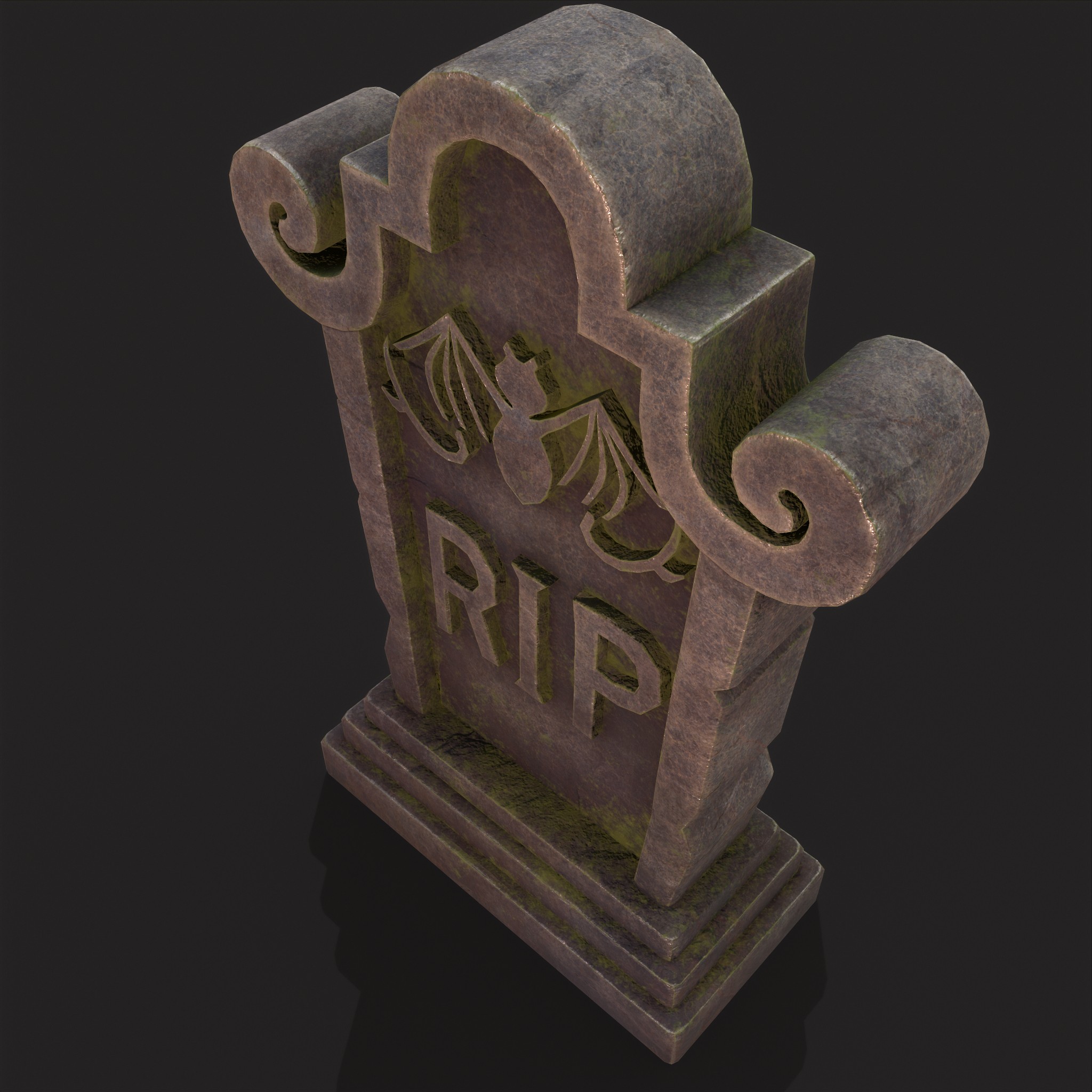 Rip Gravestone - 3D Model by Get Dead Entertainment