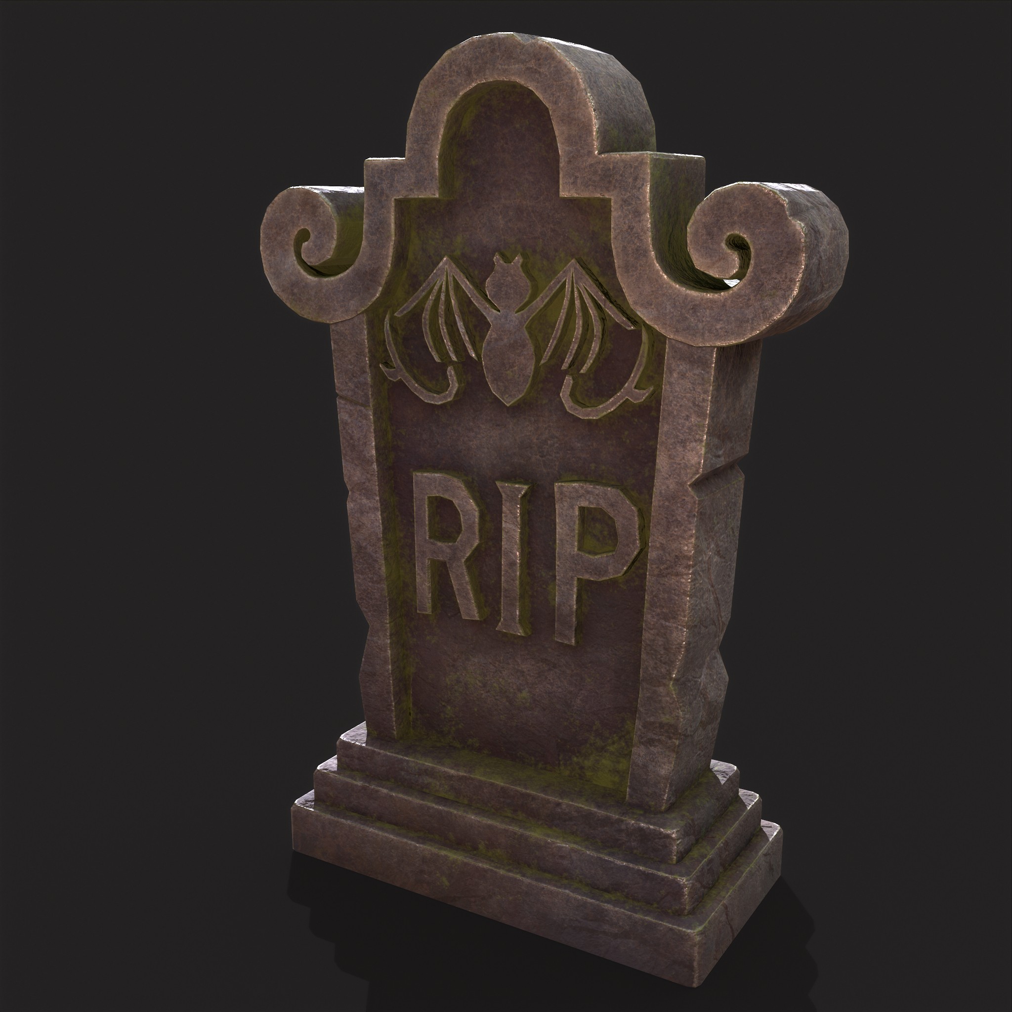 Rip Gravestone - 3D Model by Get Dead Entertainment