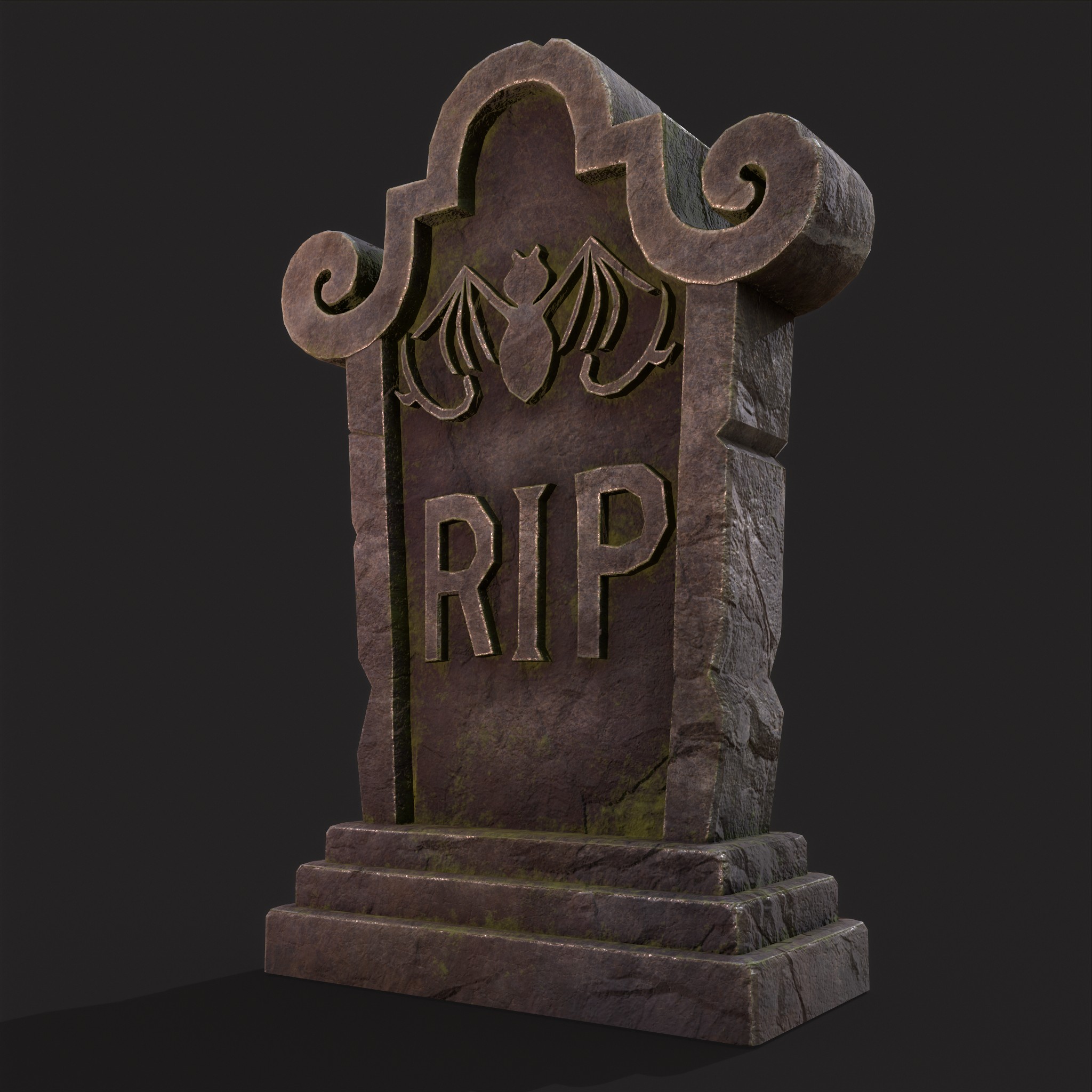 Rip Gravestone - 3D Model by Get Dead Entertainment