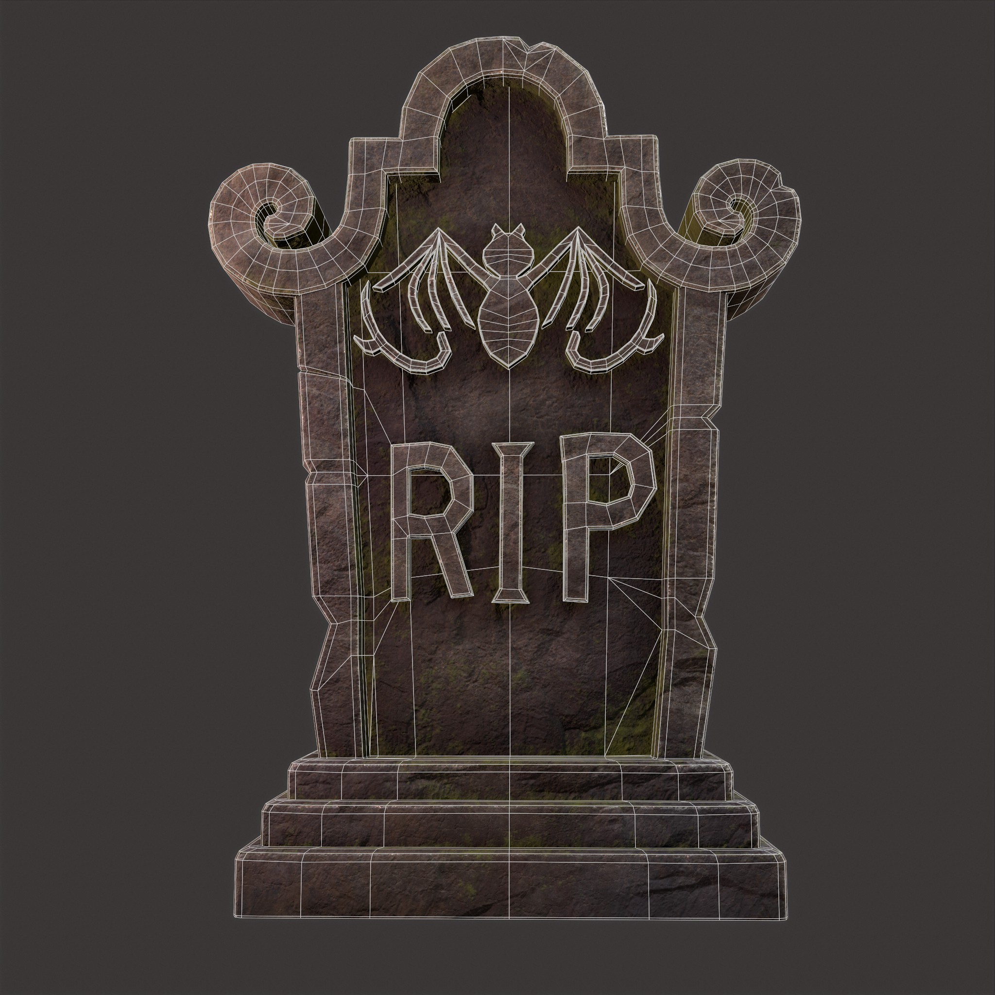 Rip Gravestone - 3D Model by Get Dead Entertainment