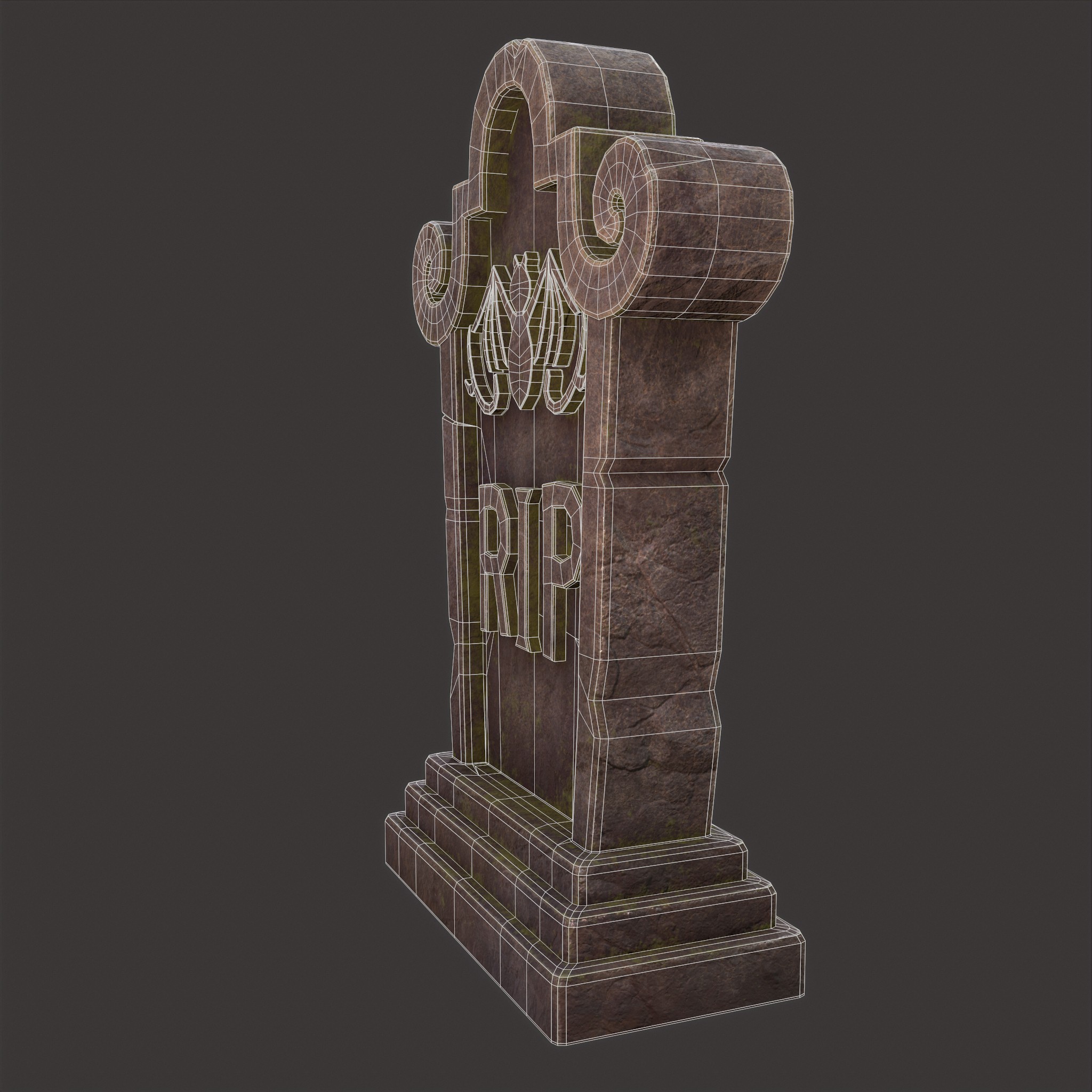 Rip Gravestone - 3D Model by Get Dead Entertainment