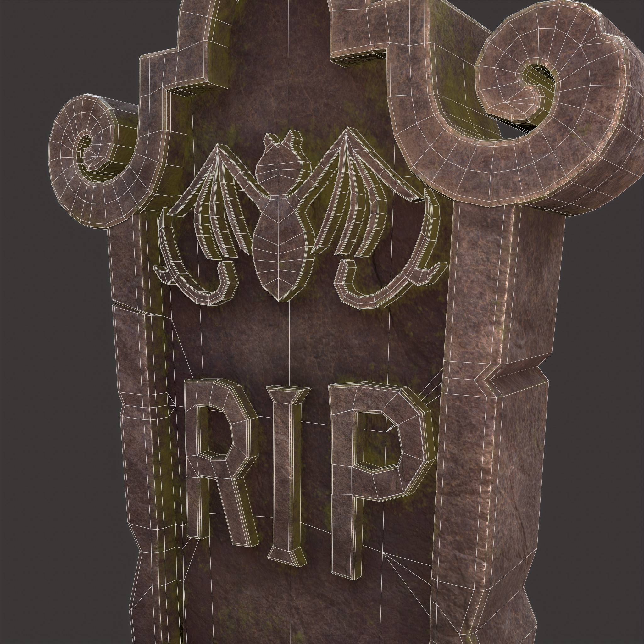 Rip Gravestone - 3D Model by Get Dead Entertainment