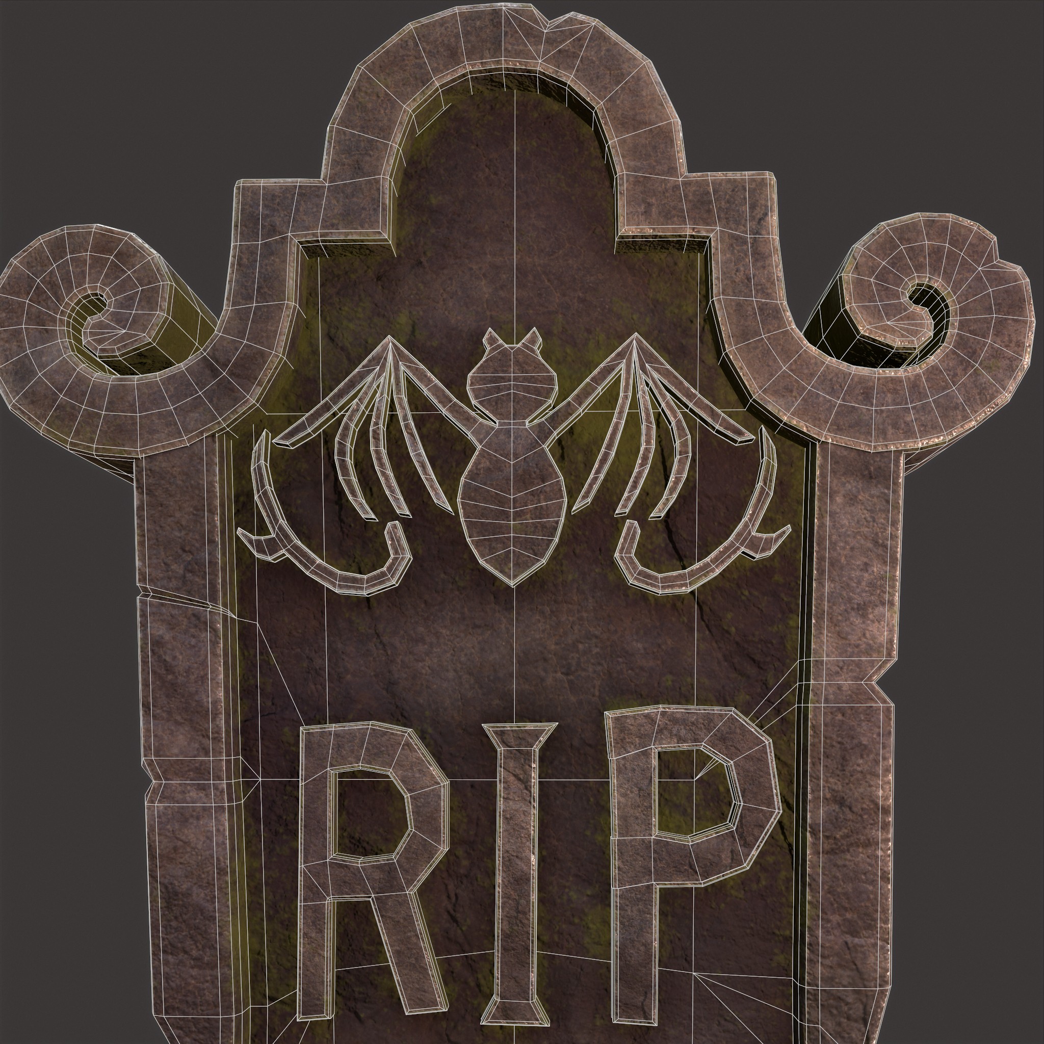 Rip Gravestone - 3D Model by Get Dead Entertainment
