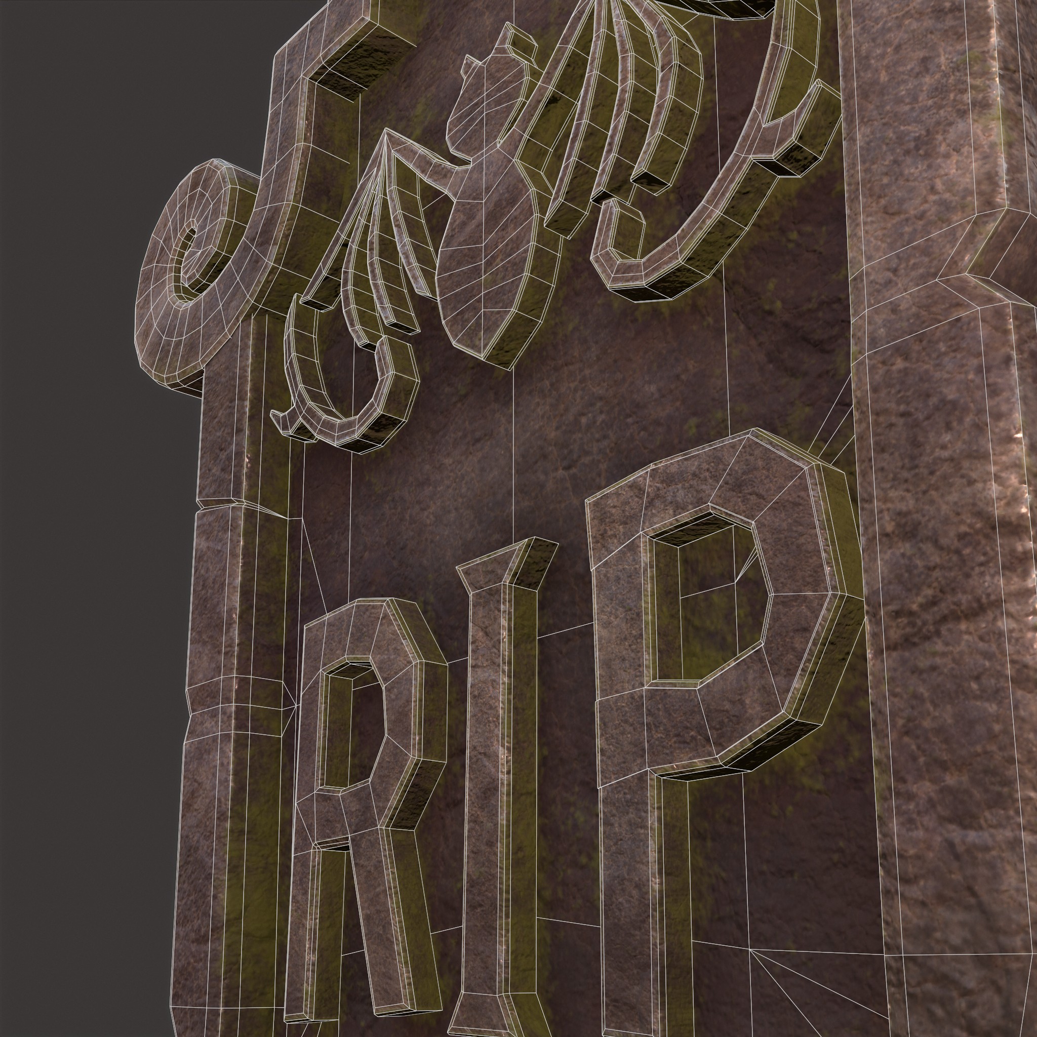 Rip Gravestone - 3D Model by Get Dead Entertainment