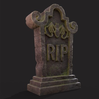 Rip Gravestone - 3D Model by Get Dead Entertainment