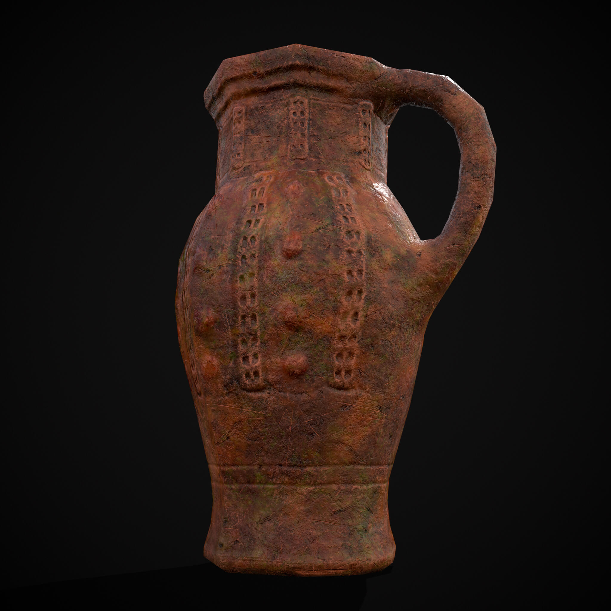 Rouen Ware Jug - 3D Model by Get Dead Entertainment