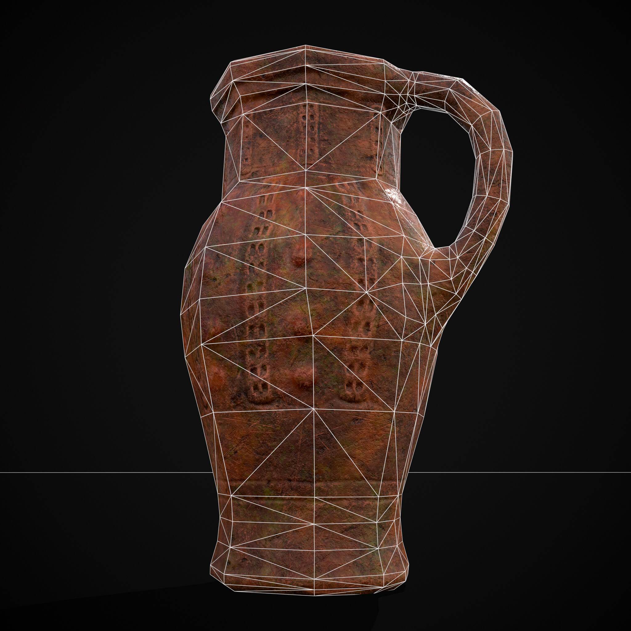Rouen Ware Jug - 3D Model by Get Dead Entertainment