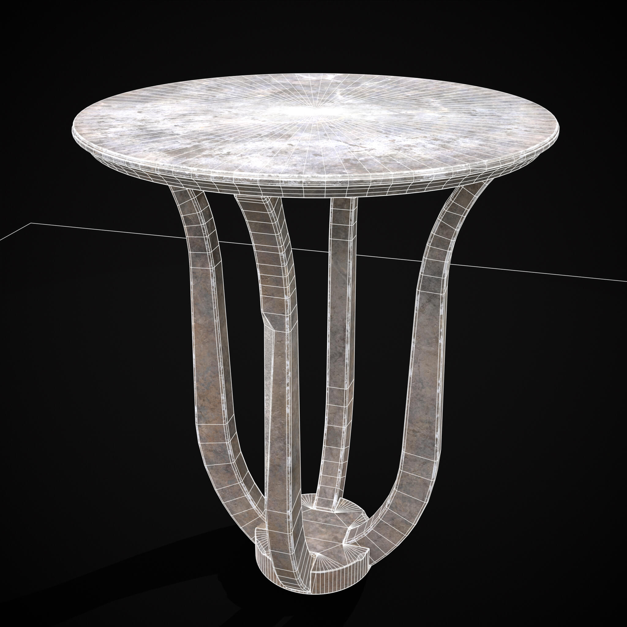 Round Garden Pedestal - 3D Model by Get Dead Entertainment