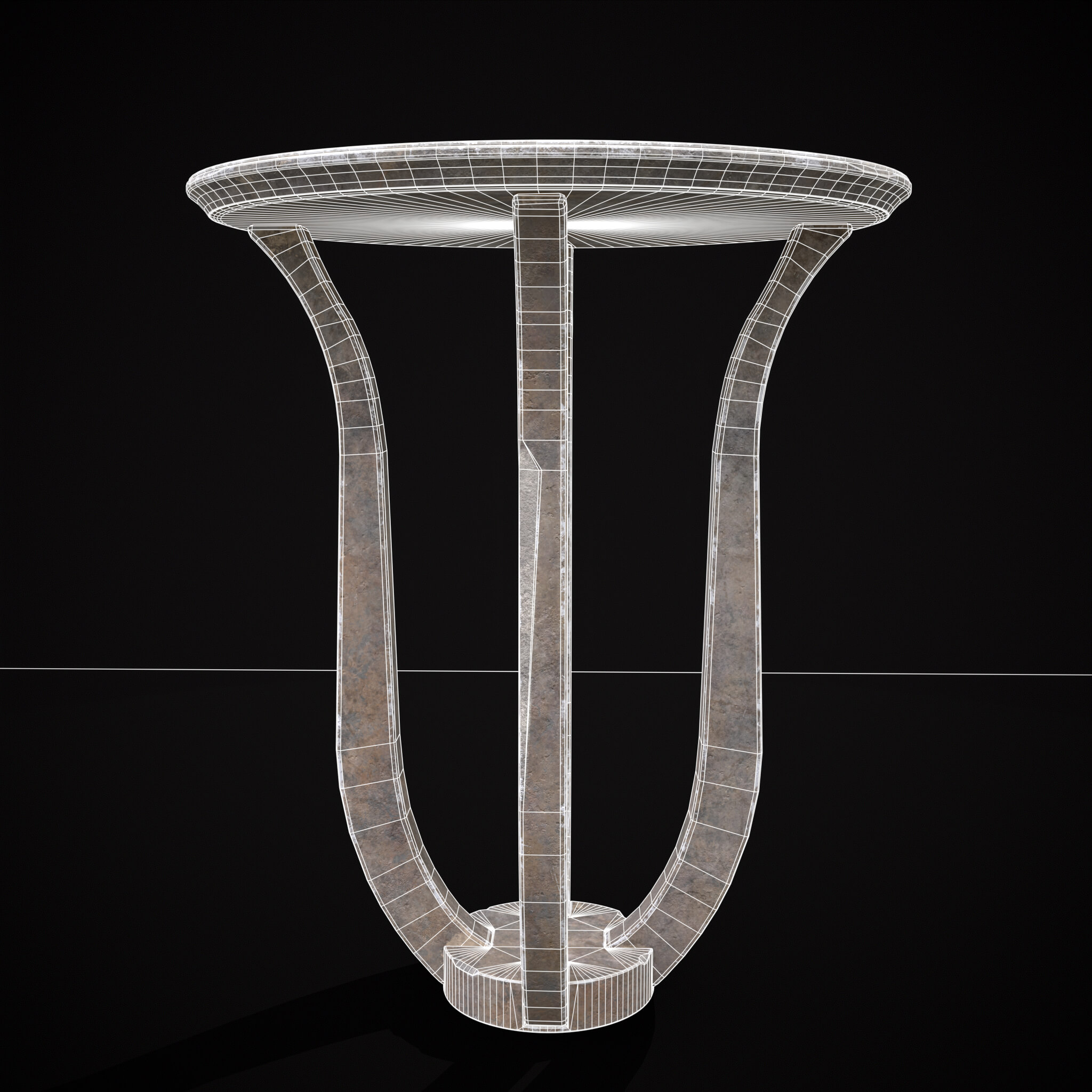 Round Garden Pedestal - 3D Model by Get Dead Entertainment
