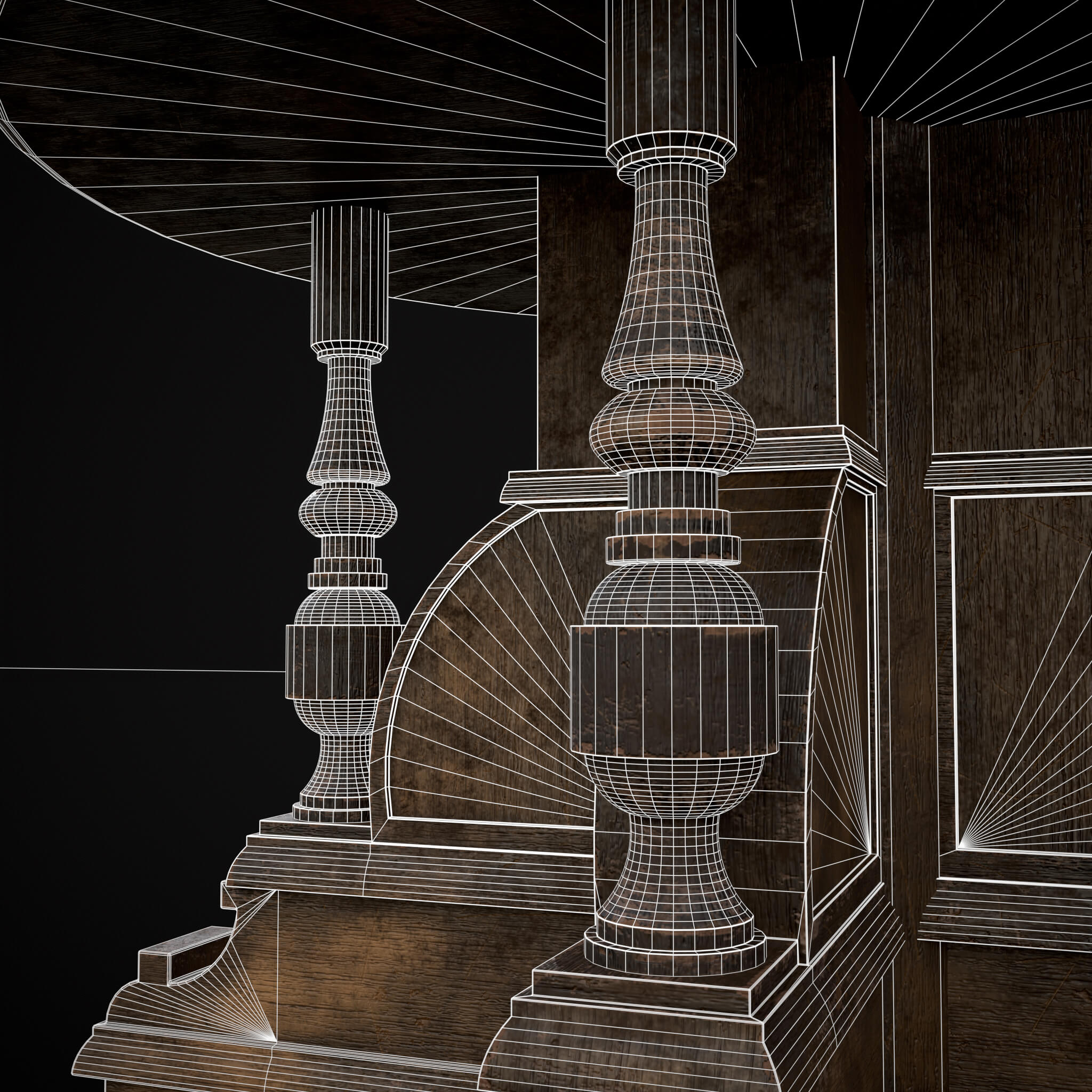 Round Renaissance Table - 3D Model by Get Dead Entertainment