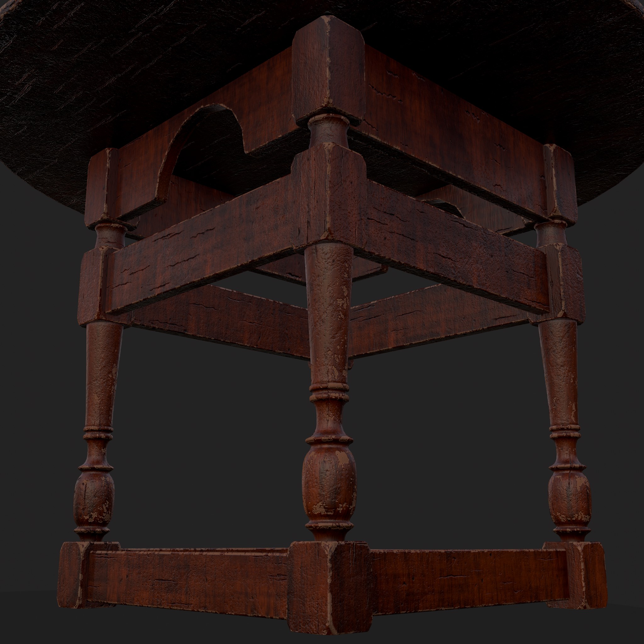 Rustic Elegant Medieval Round Table - 3D Model by Get Dead Entertainment