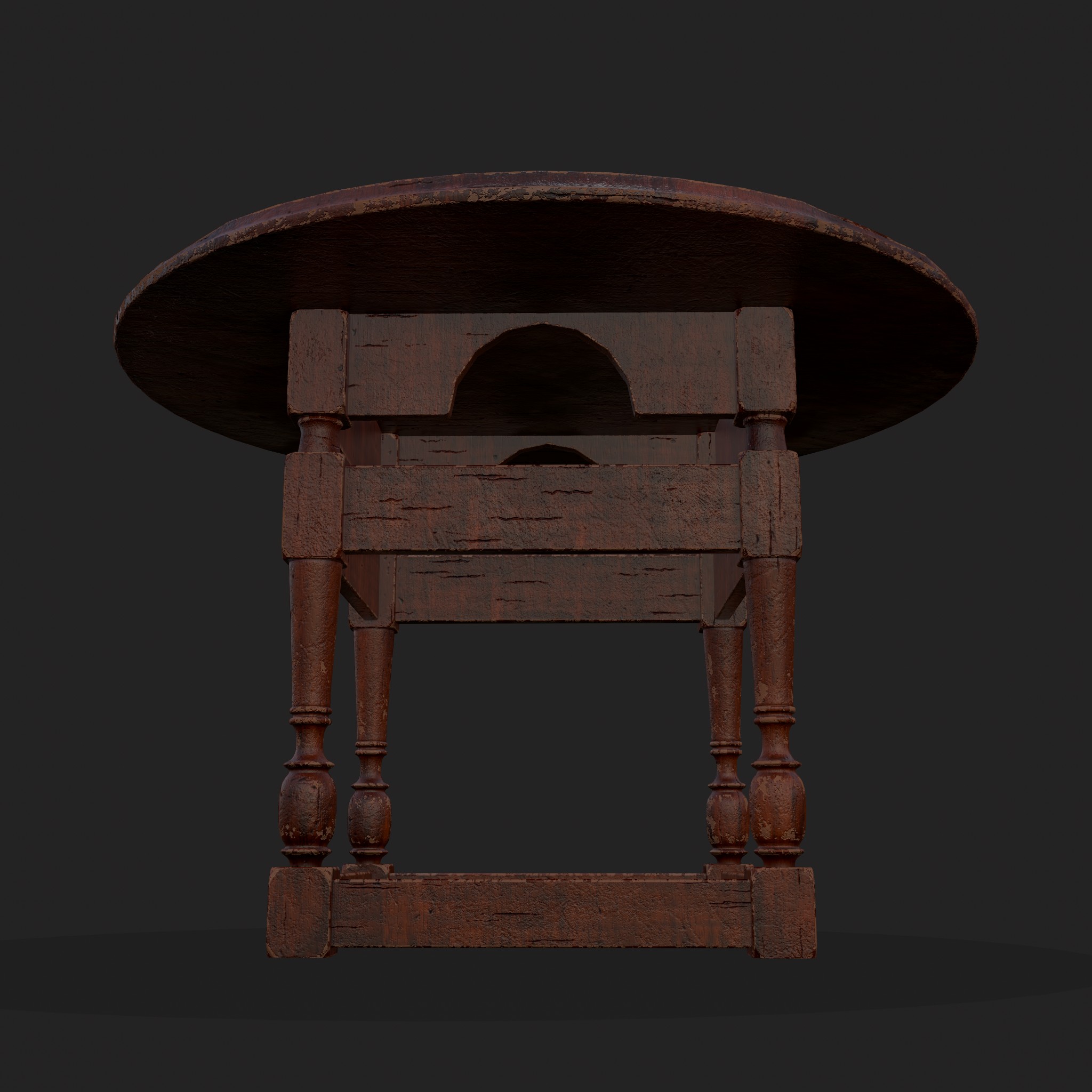 Rustic Elegant Medieval Round Table - 3D Model by Get Dead Entertainment