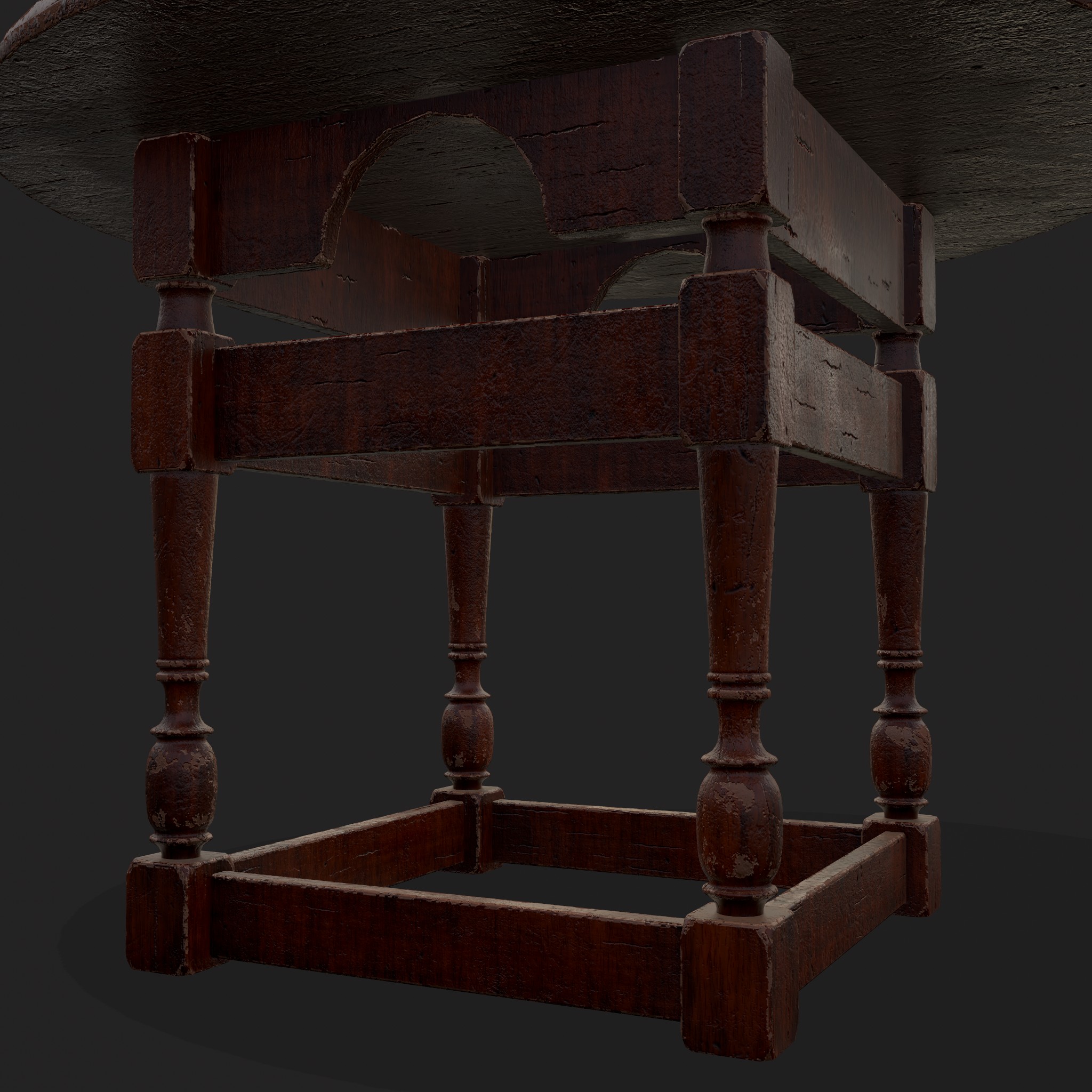 Rustic Elegant Medieval Round Table - 3D Model by Get Dead Entertainment