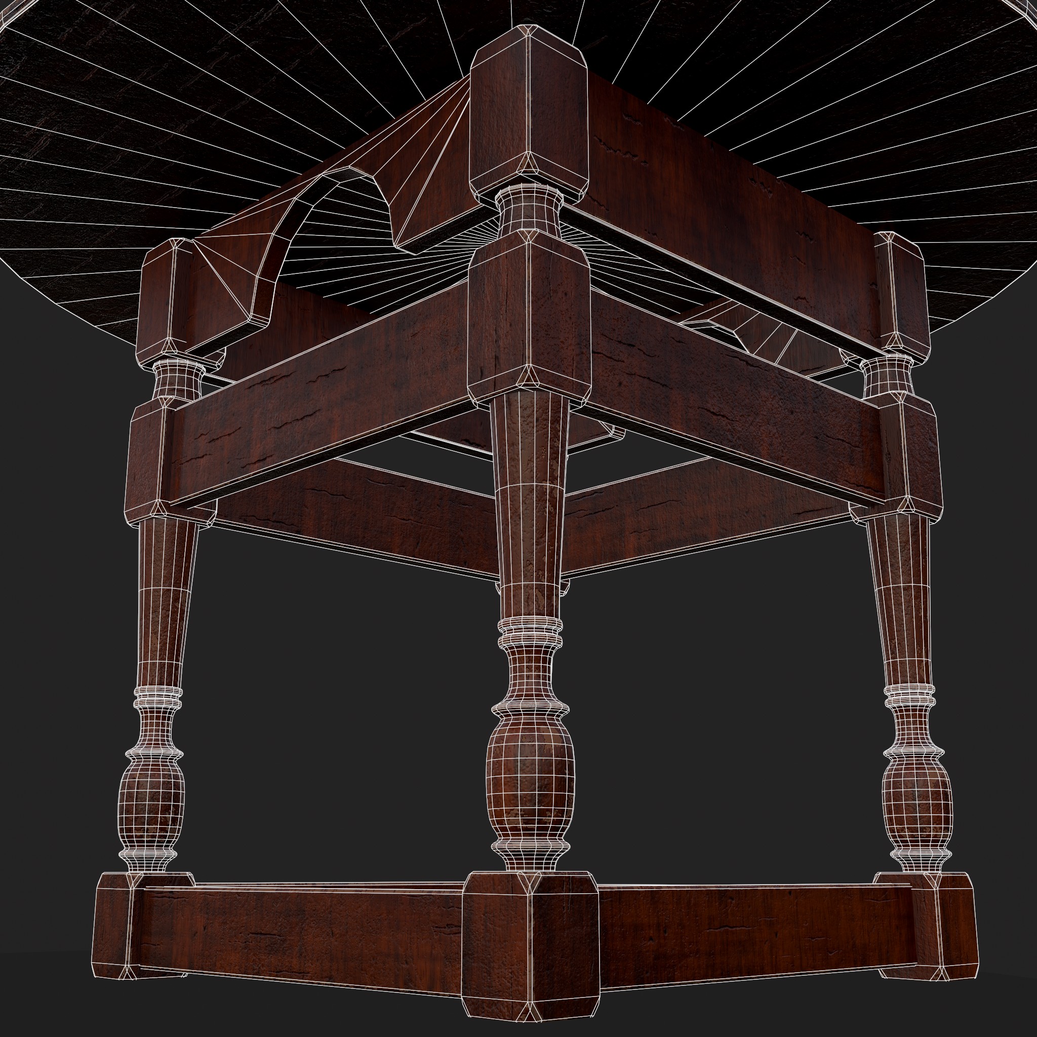 Rustic Elegant Medieval Round Table - 3D Model by Get Dead Entertainment