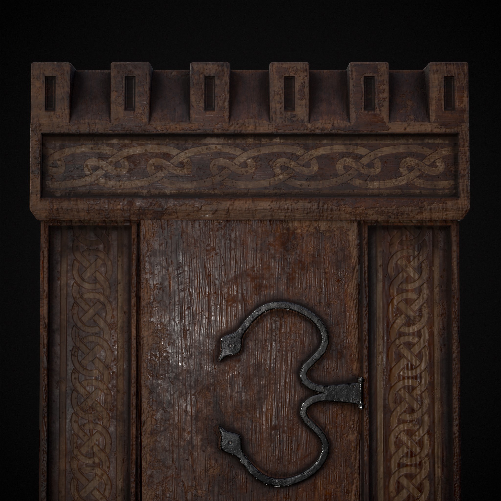 Rustic Medieval Cloak Wardrobe - 3D Model by Get Dead Entertainment