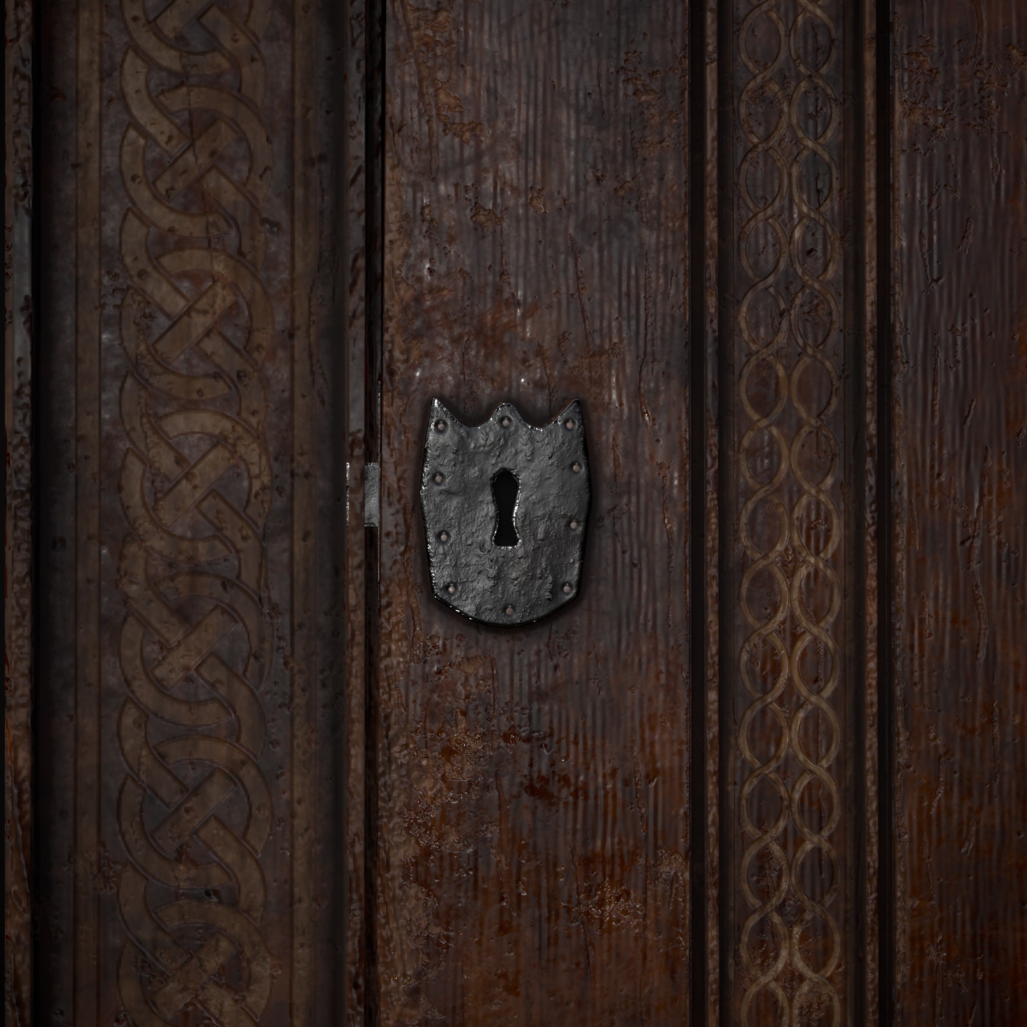 Rustic Medieval Cloak Wardrobe - 3D Model by Get Dead Entertainment