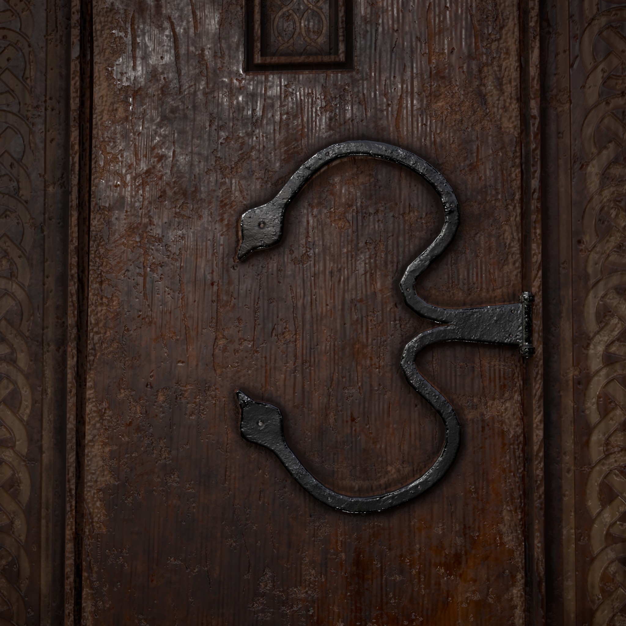 Rustic Medieval Cloak Wardrobe - 3D Model by Get Dead Entertainment