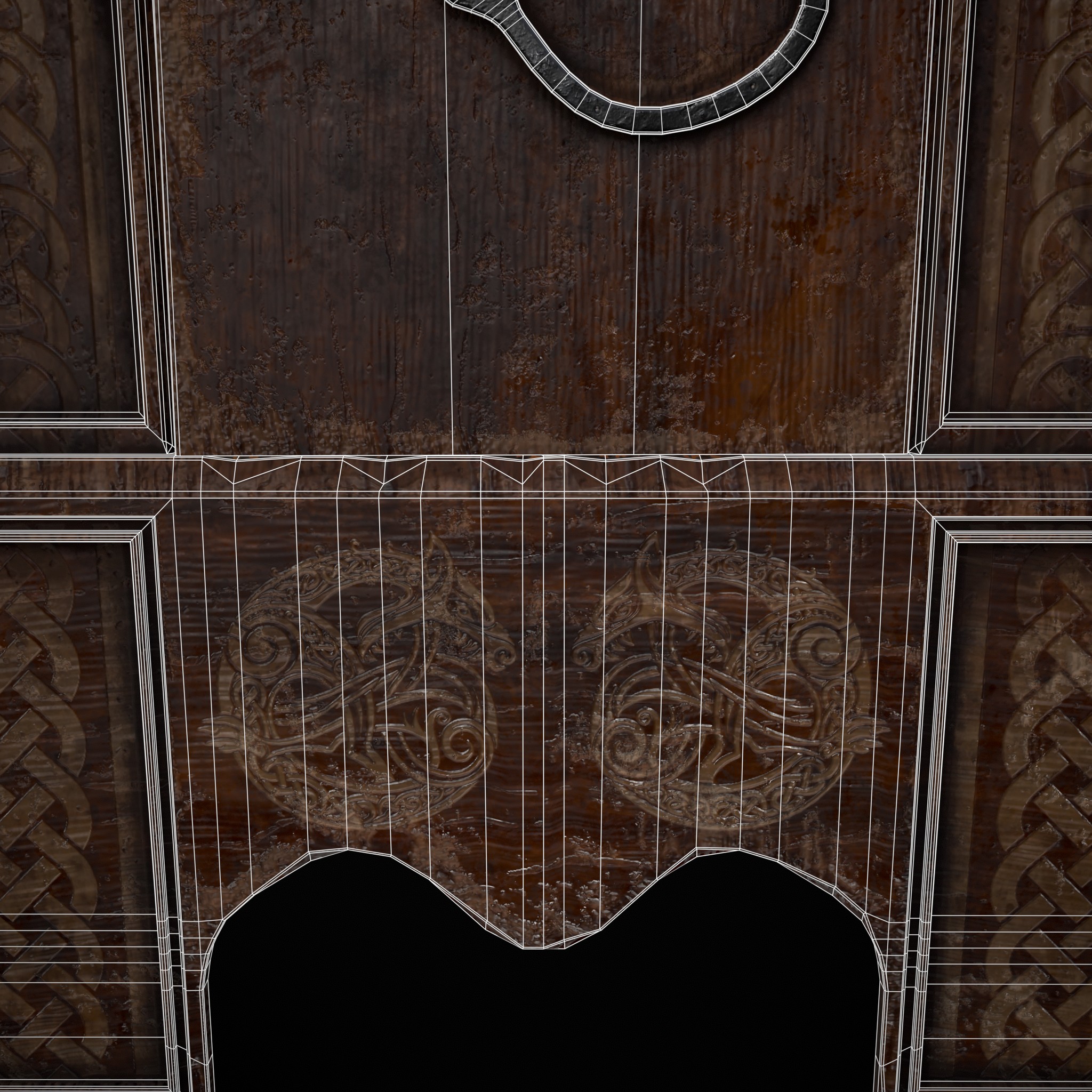 Rustic Medieval Cloak Wardrobe - 3D Model by Get Dead Entertainment