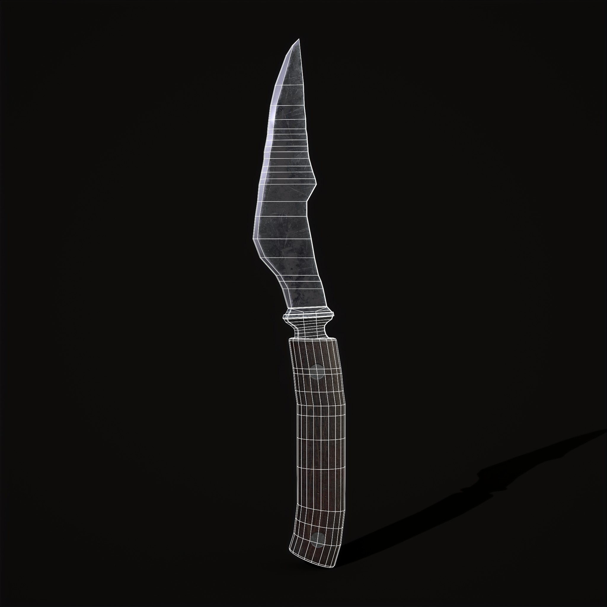 Rustic Medieval Flawed Knives - 3D Model by Get Dead Entertainment