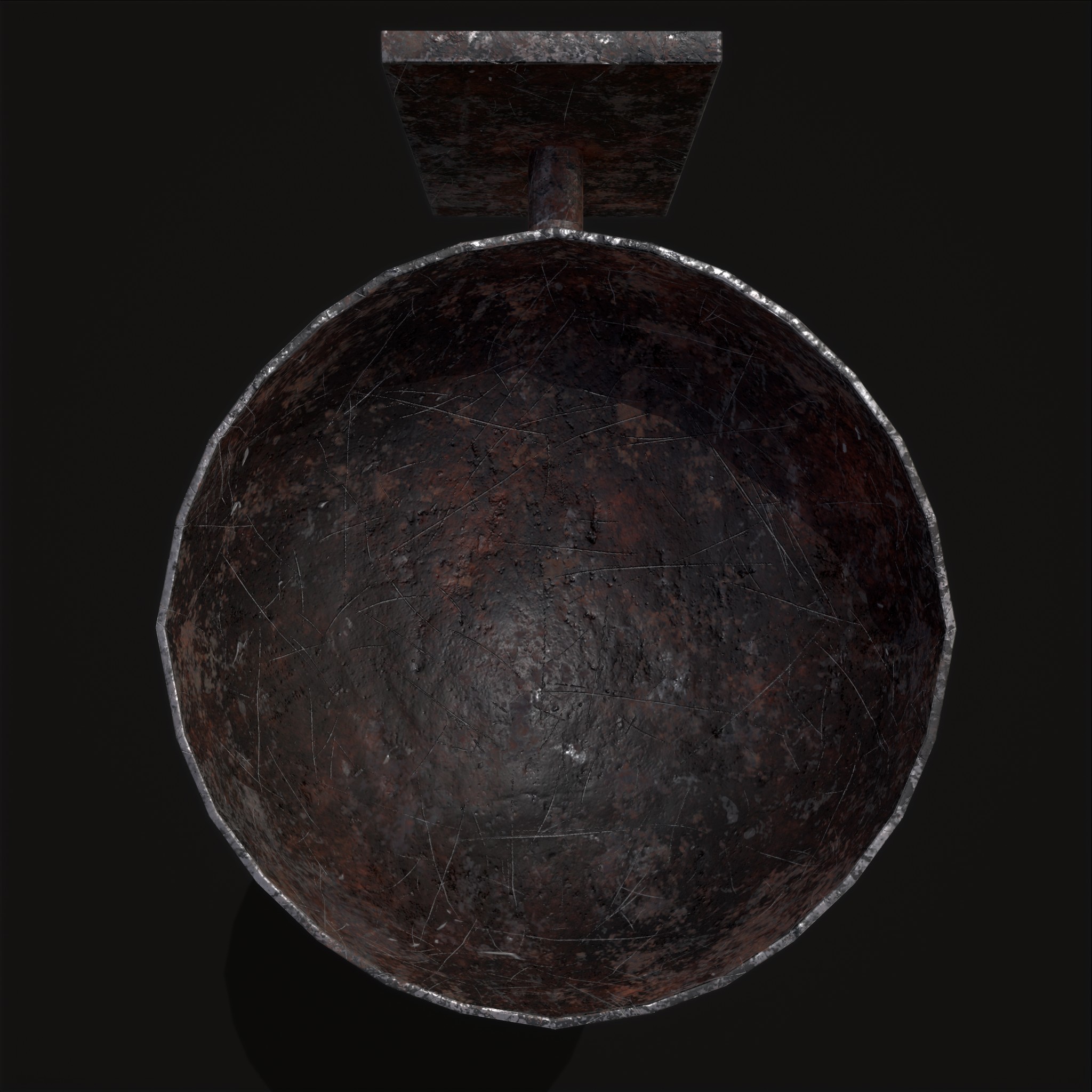 Rustic Medieval Iron Forged Torch - 3D Model by Get Dead Entertainment