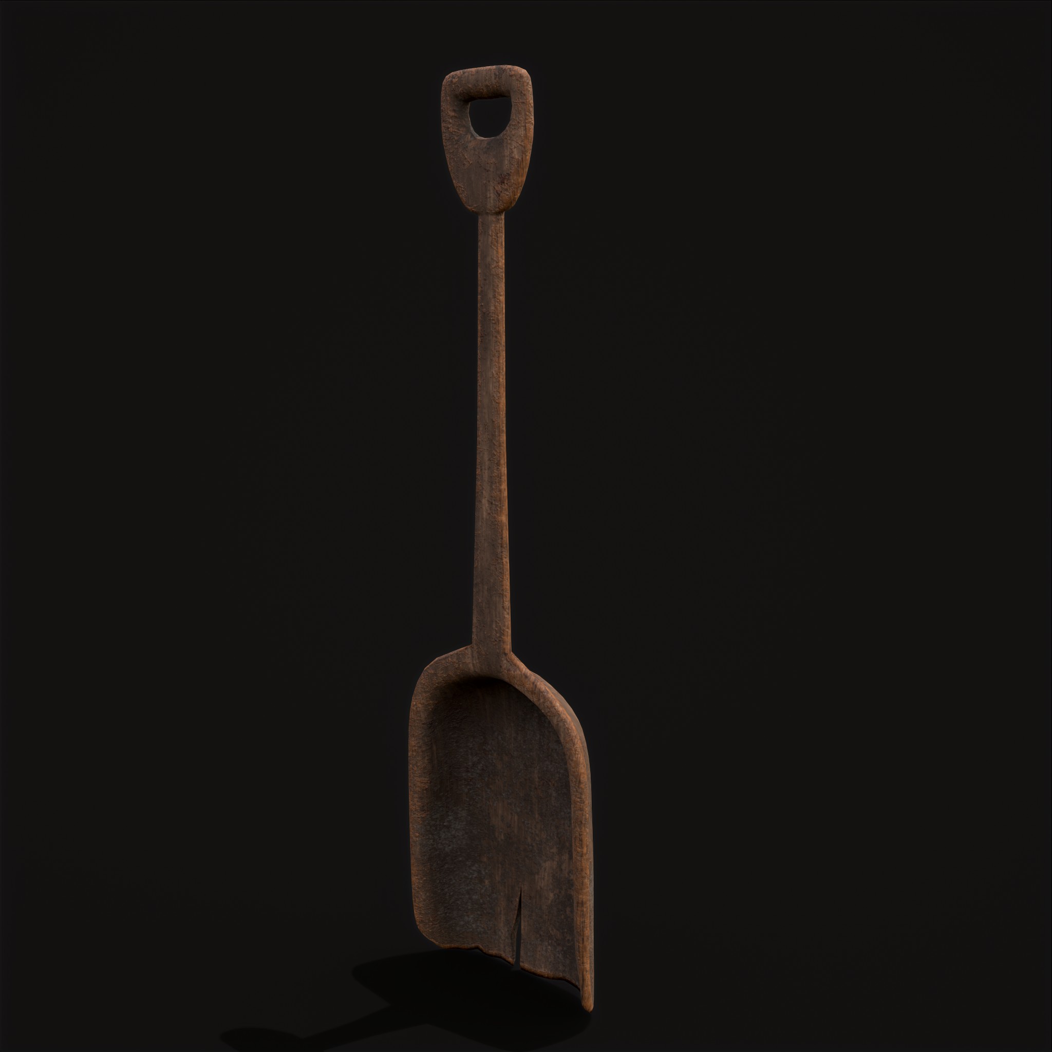 Rustic Medieval Wooden Shovel and Rake - 3D Model by Get Dead Entertainment