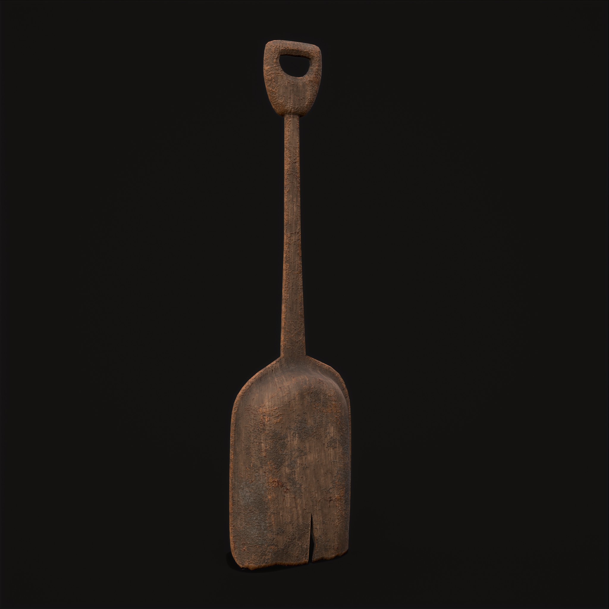 Rustic Medieval Wooden Shovel and Rake - 3D Model by Get Dead Entertainment