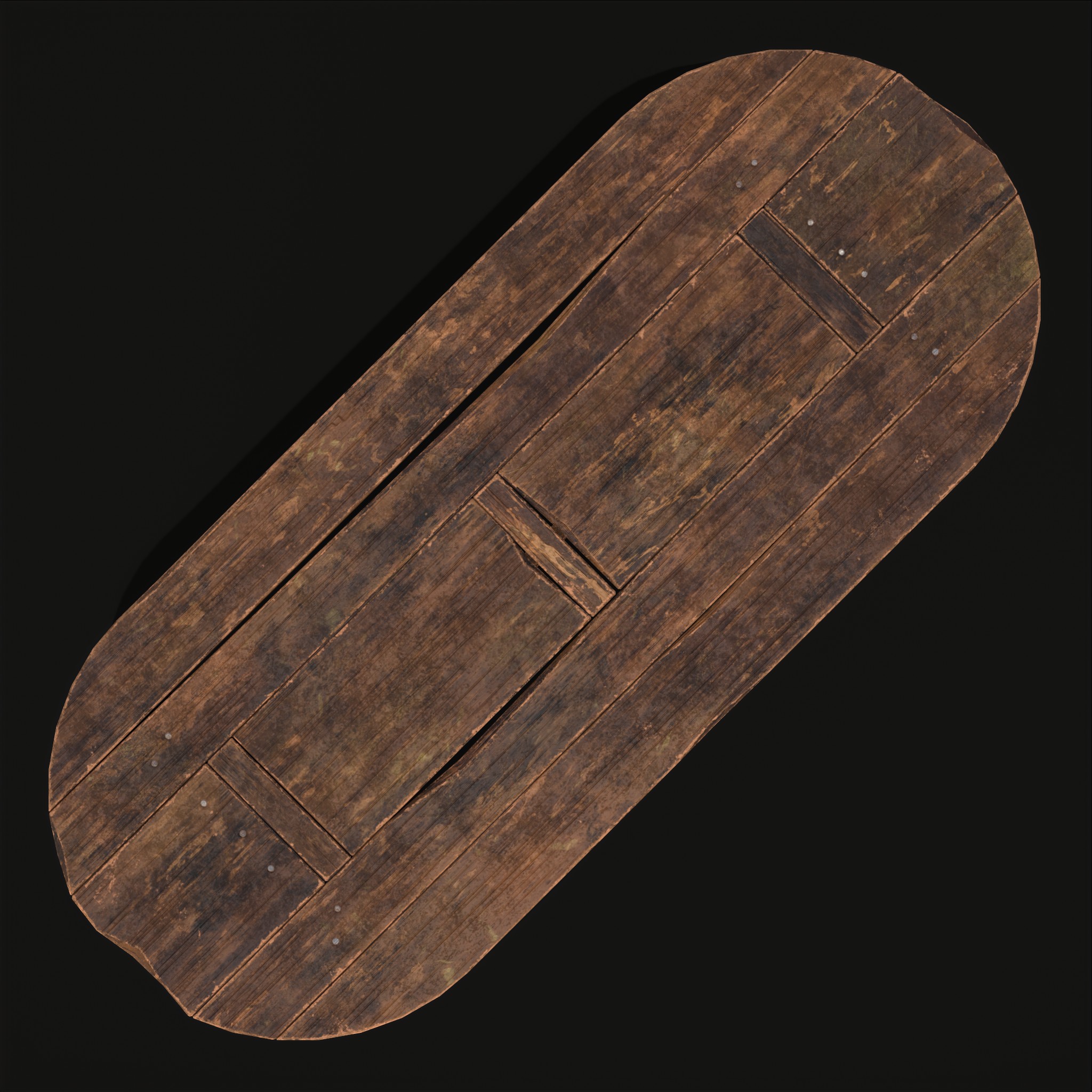 Rustic Medieval Wooden Tavern Table - 3D Model by Get Dead Entertainment