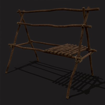 Rustic Native American Chippewa Kitchen - 3D Model by Get Dead ...