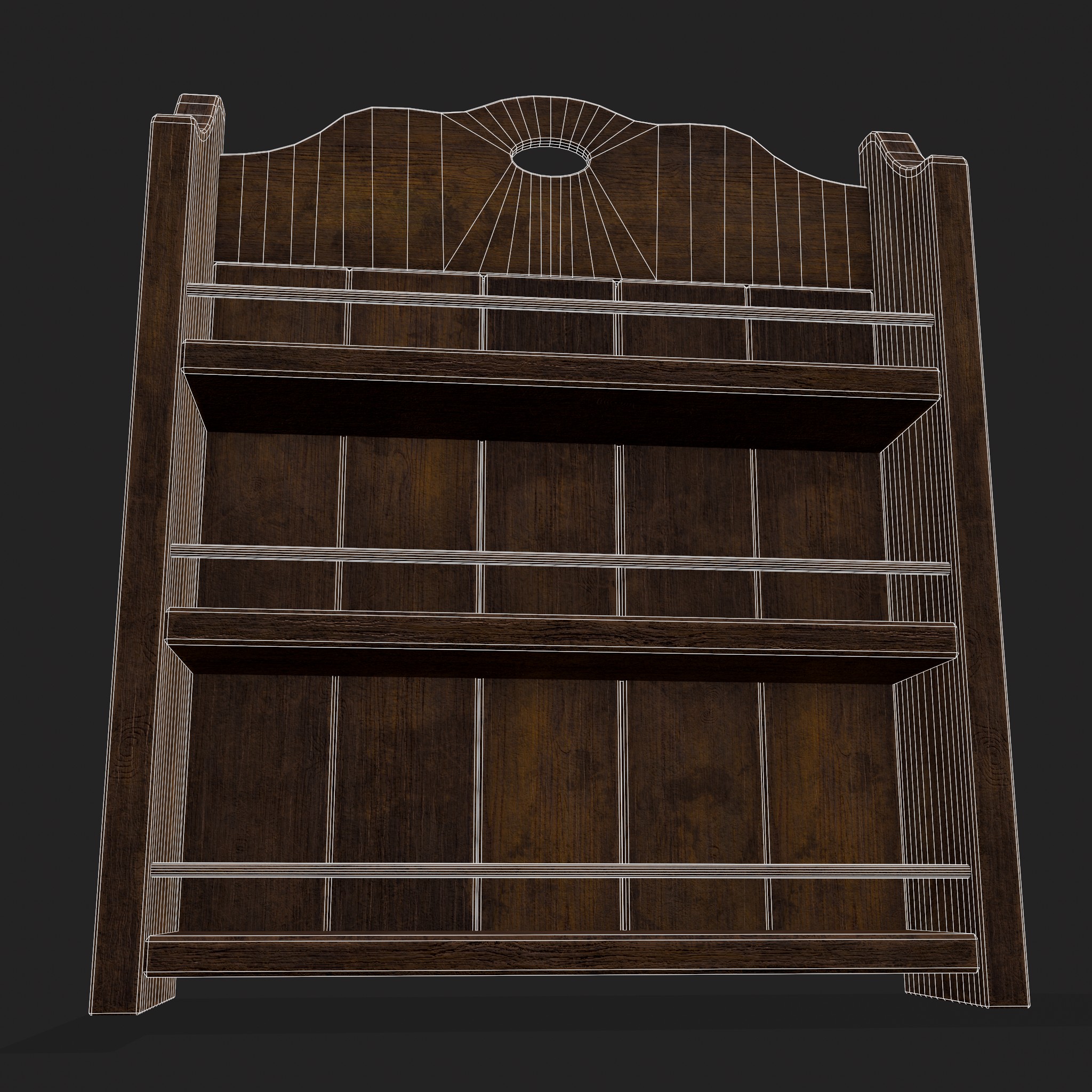 Rustic Plank Hanging Spice Rack - 3D Model by Get Dead Entertainment