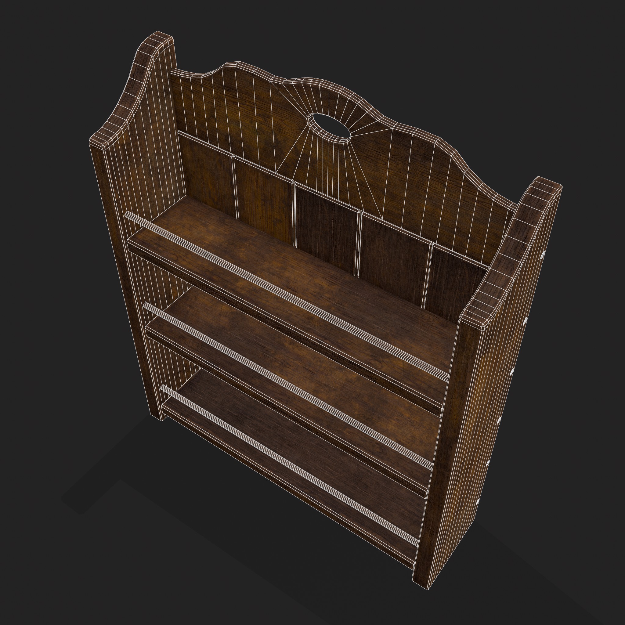 Rustic Plank Hanging Spice Rack - 3D Model by Get Dead Entertainment