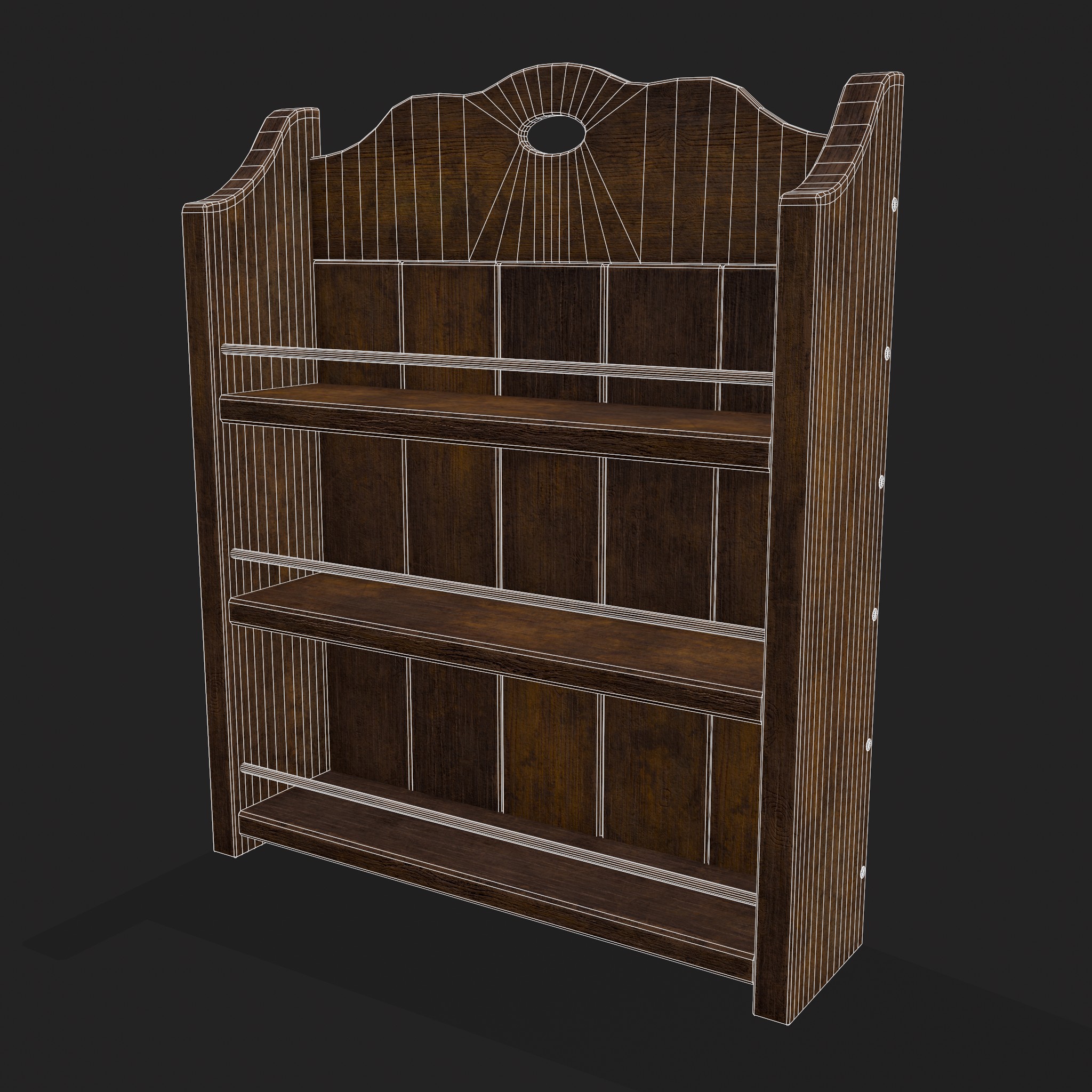 Rustic Plank Hanging Spice Rack - 3D Model by Get Dead Entertainment