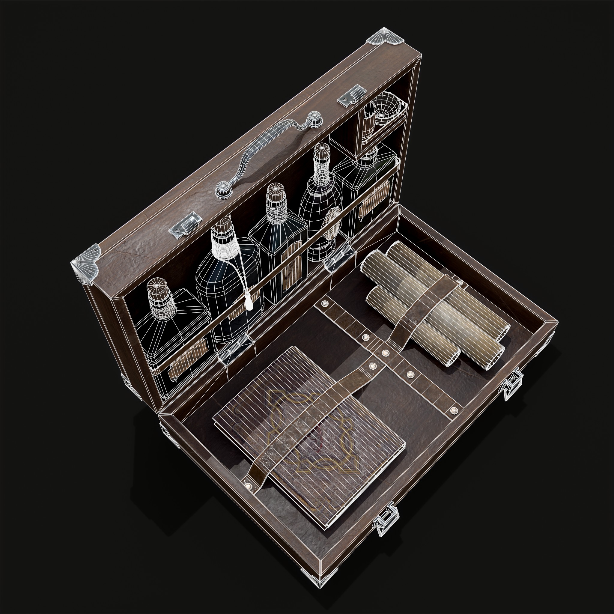 Rustic Potion Makers Briefcase - 3D Model by Get Dead Entertainment