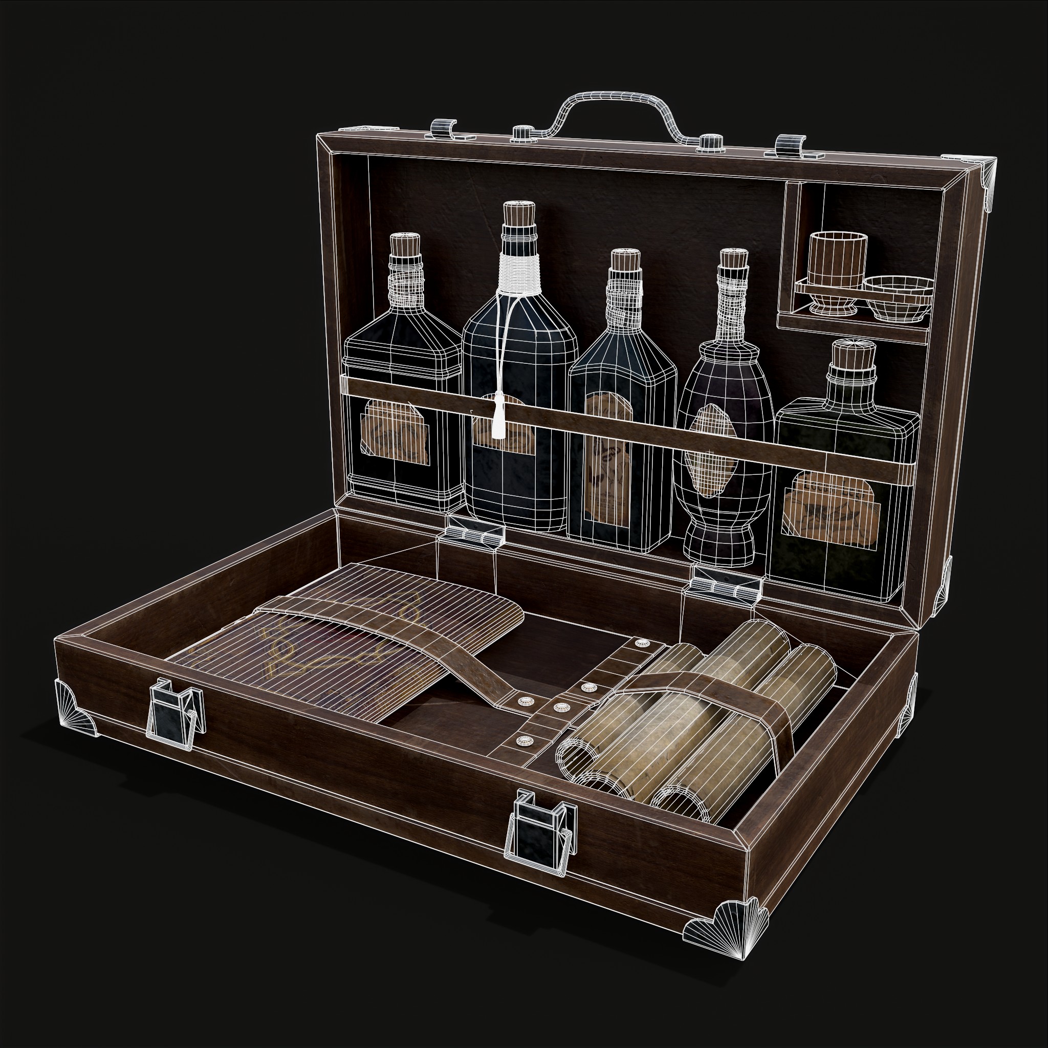 Rustic Potion Makers Briefcase - 3D Model by Get Dead Entertainment