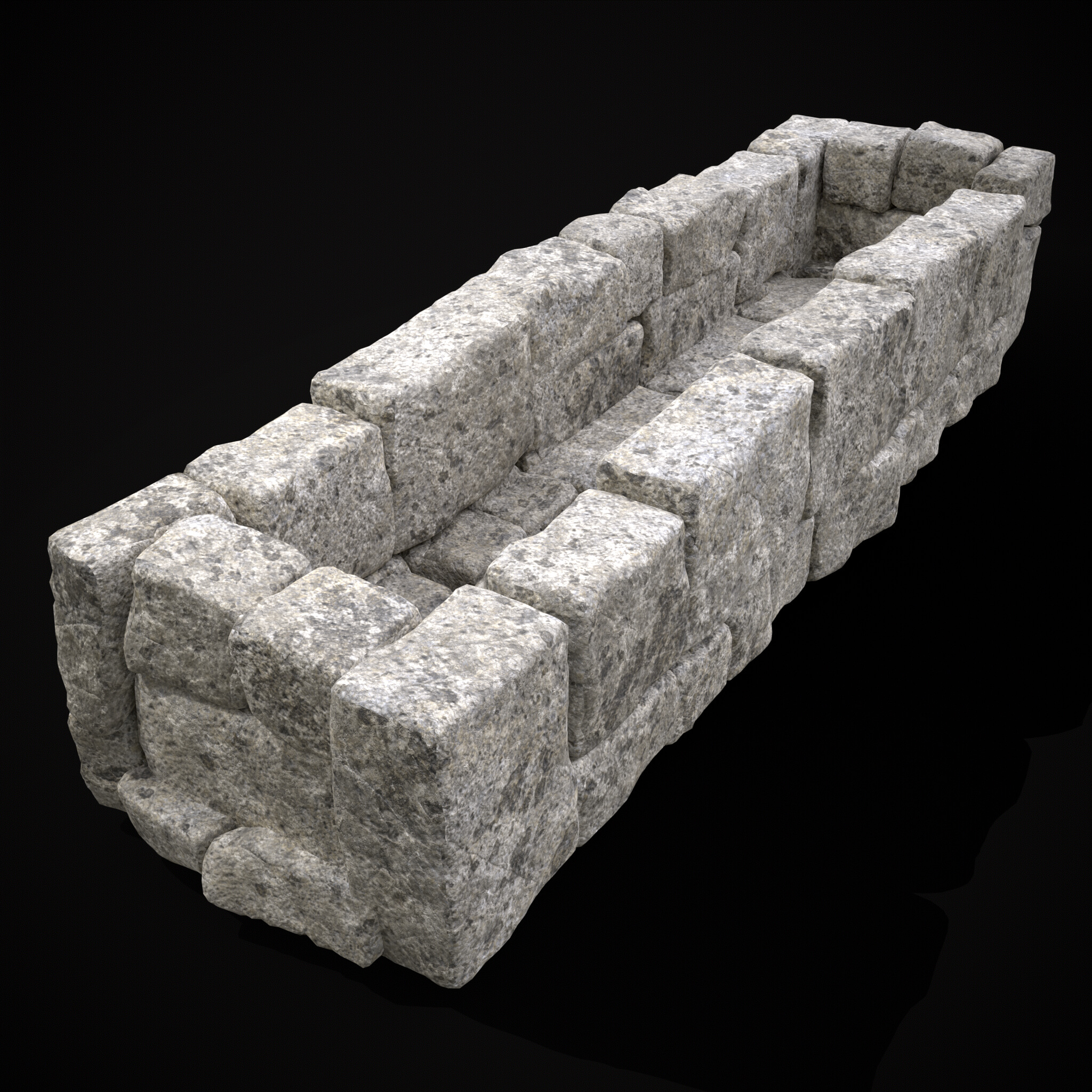 Rustic Stone Fireplace - 3D Model by Get Dead Entertainment
