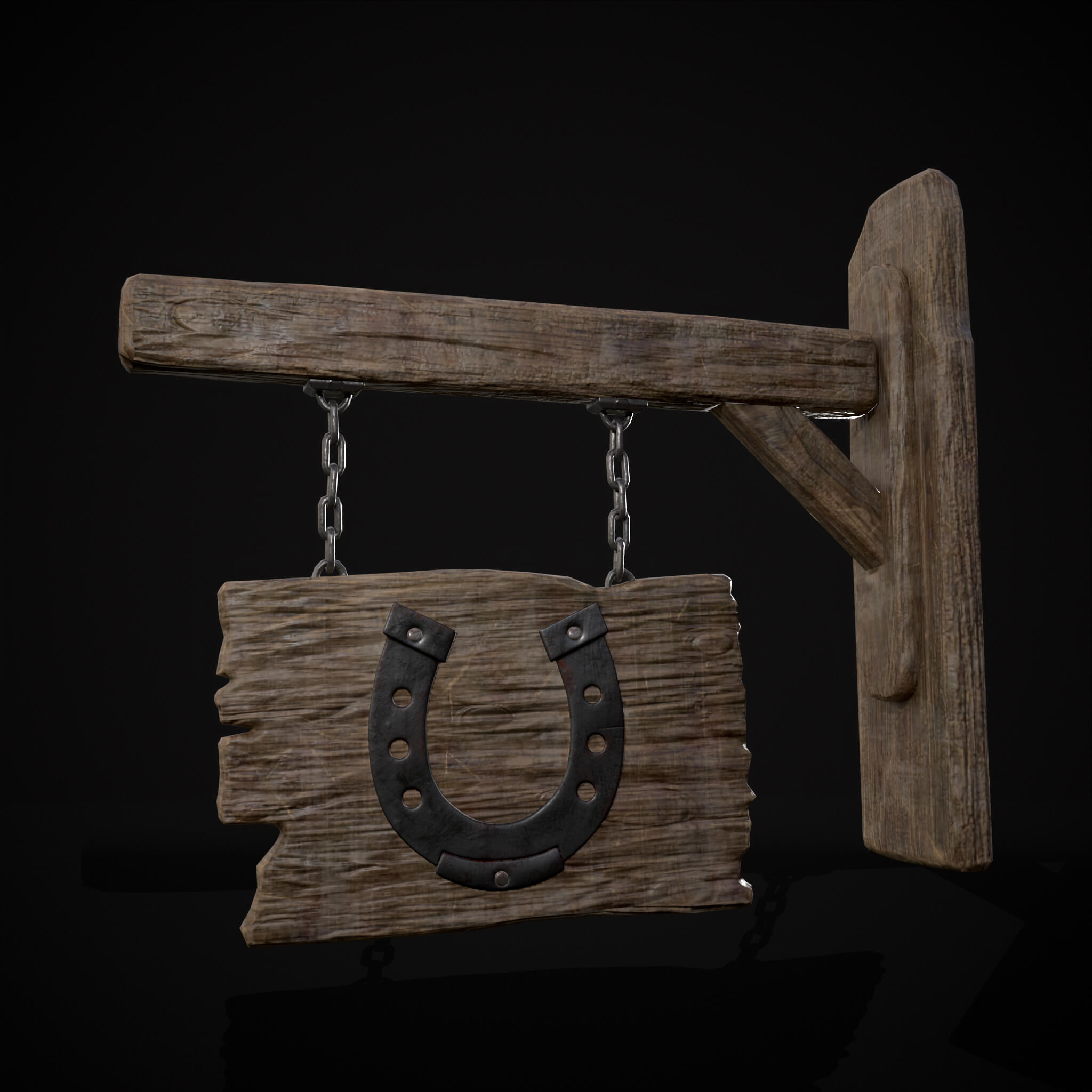 Rustic Wooden Signboard Variety - 3D Model by Get Dead Entertainment