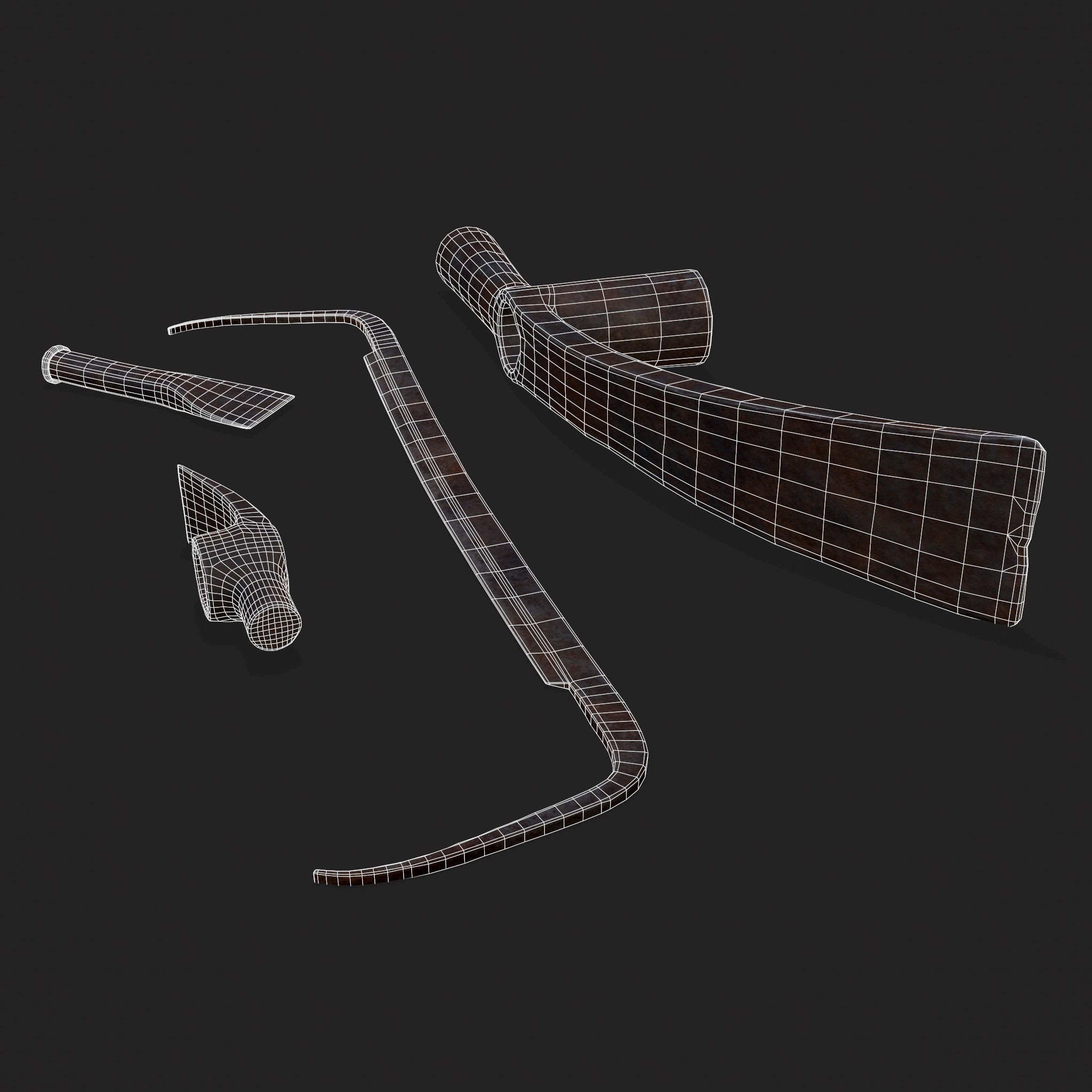 Rusting Disassembled Metal Tool Assortment - 3D Model by Get Dead ...