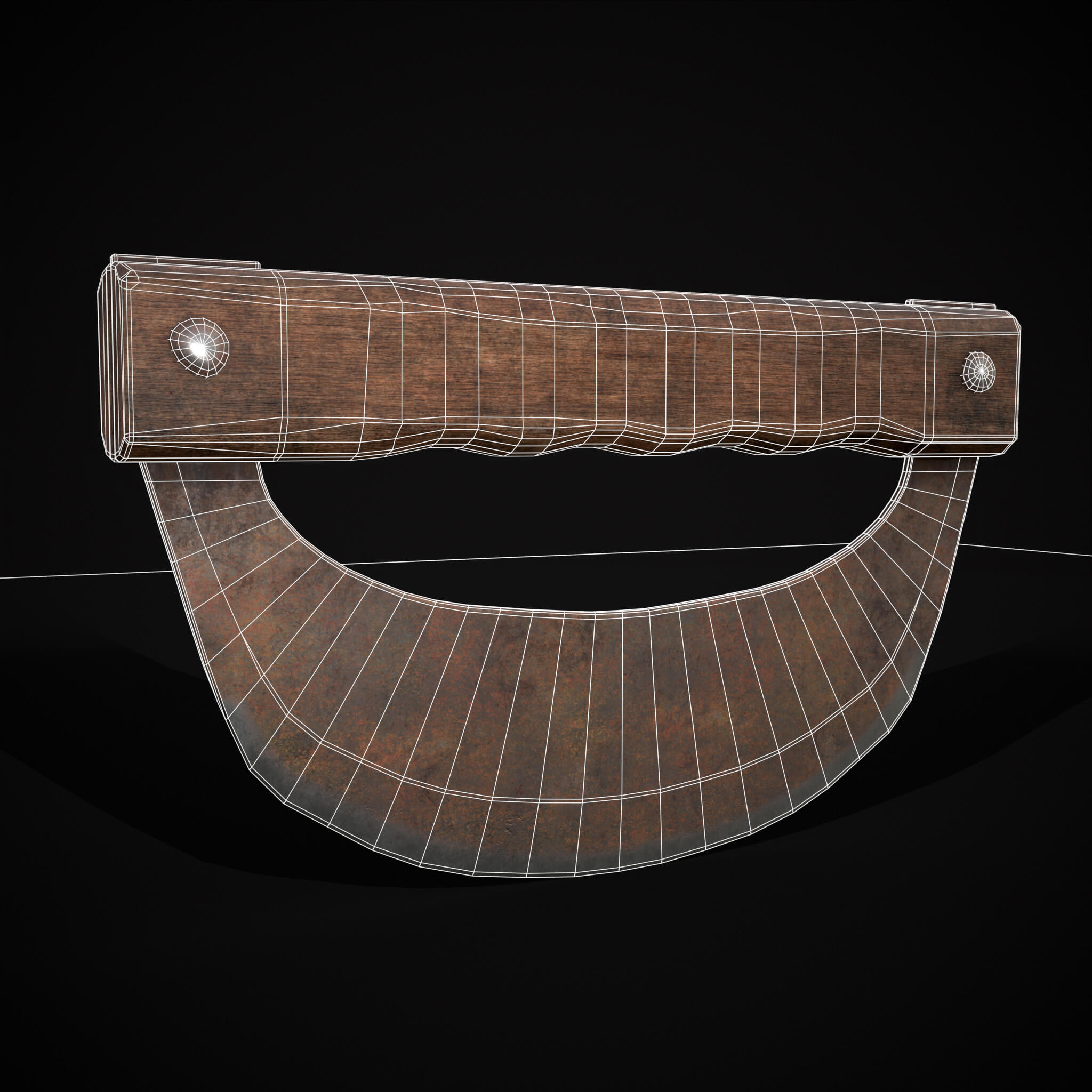 Rusting Dutch Knife - 3D Model by Get Dead Entertainment