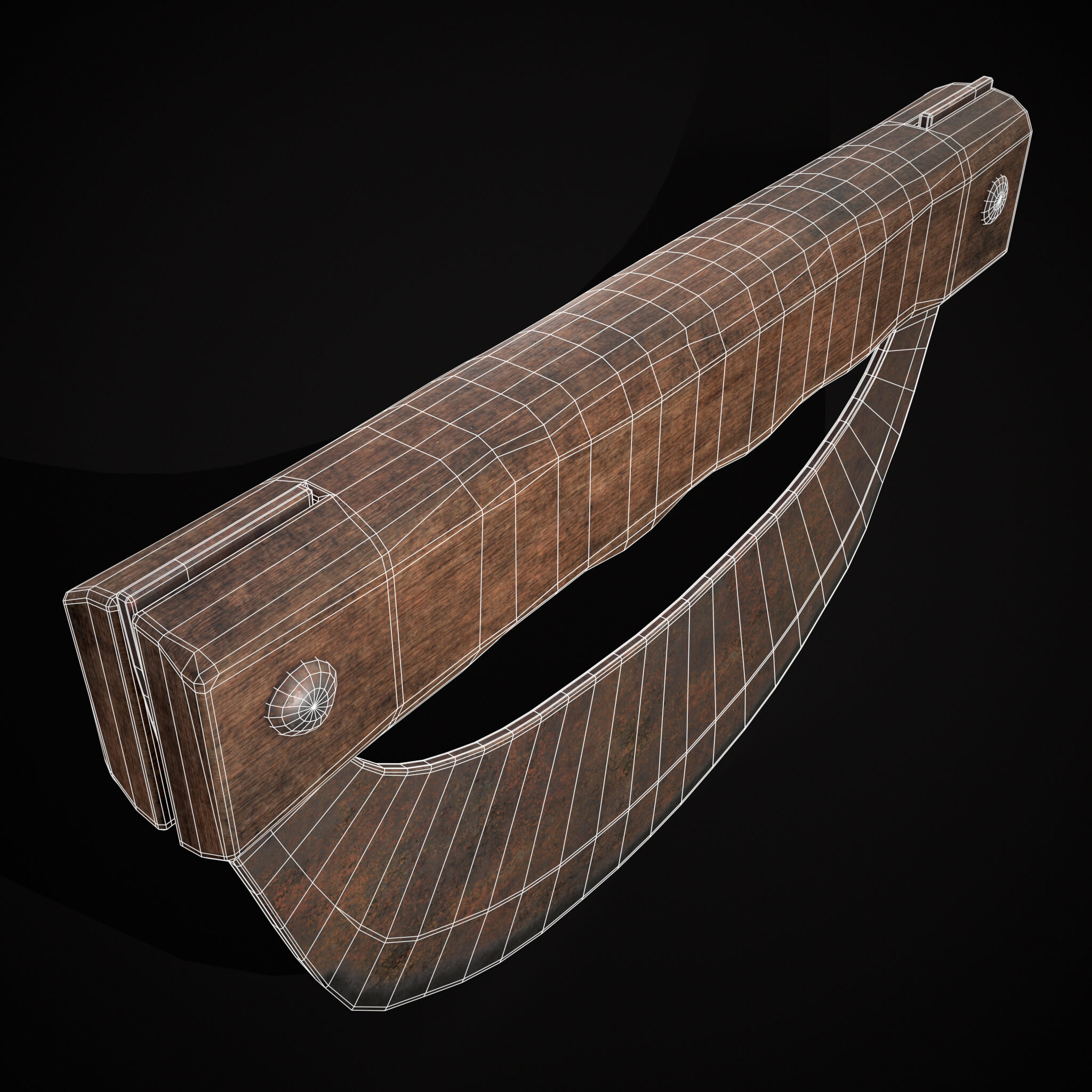 Rusting Dutch Knife - 3D Model by Get Dead Entertainment