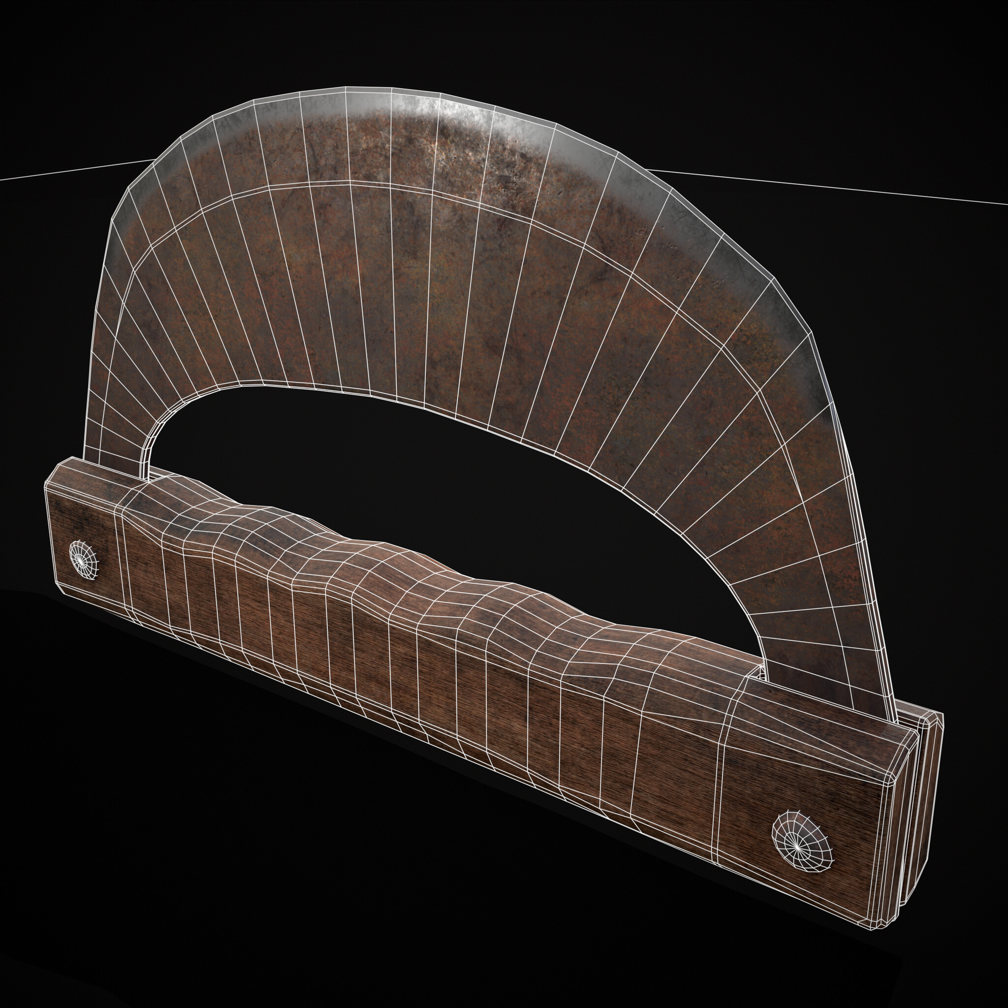 Rusting Dutch Knife - 3D Model by Get Dead Entertainment