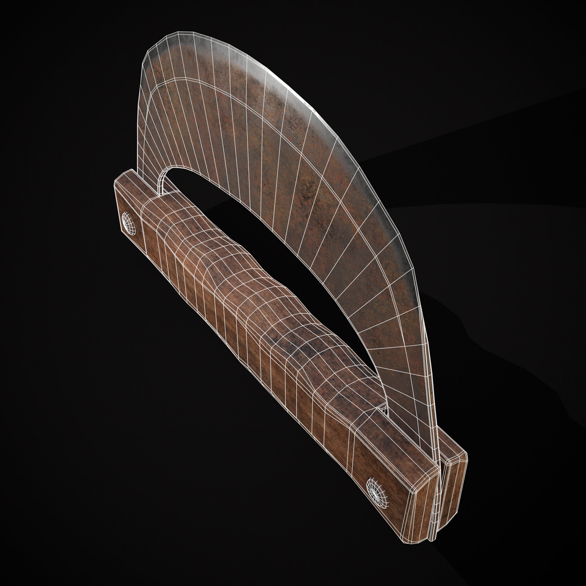 Rusting Dutch Knife - 3D Model by Get Dead Entertainment