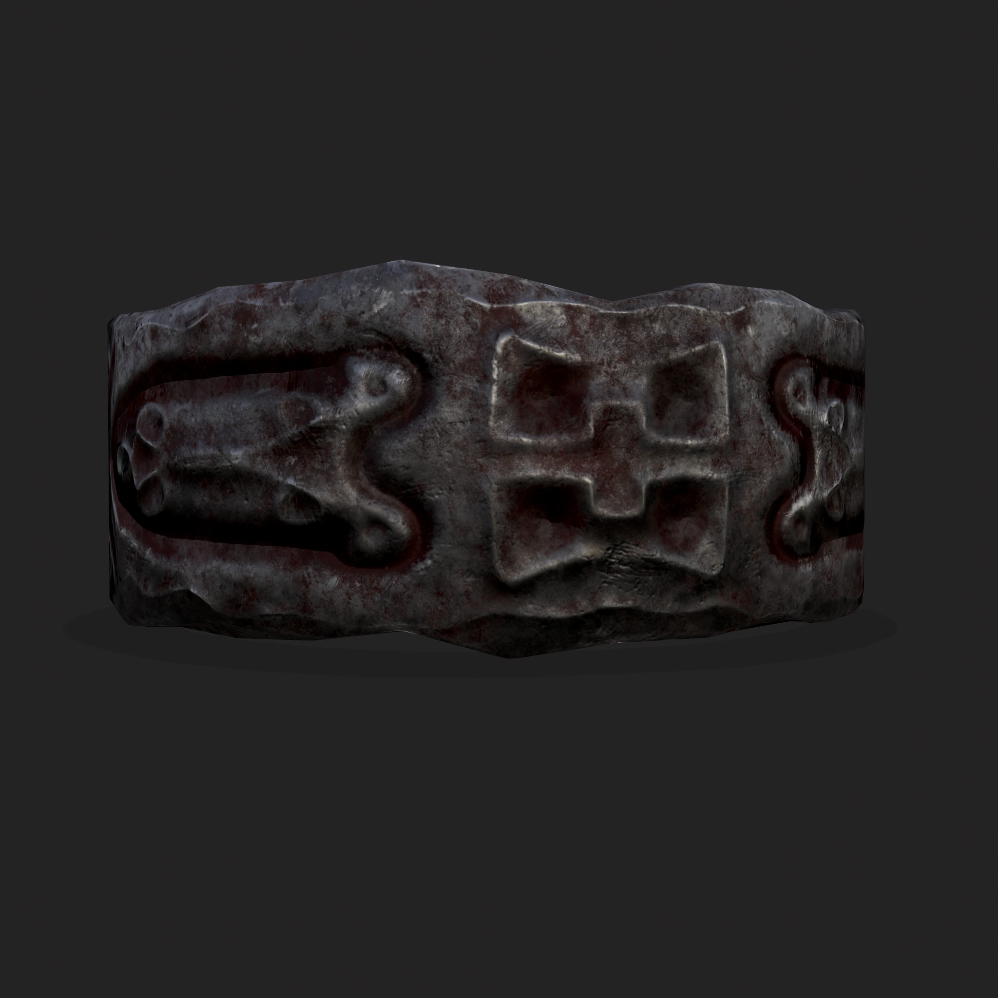 Rusting Medieval Iron Ring - 3D Model by Get Dead Entertainment
