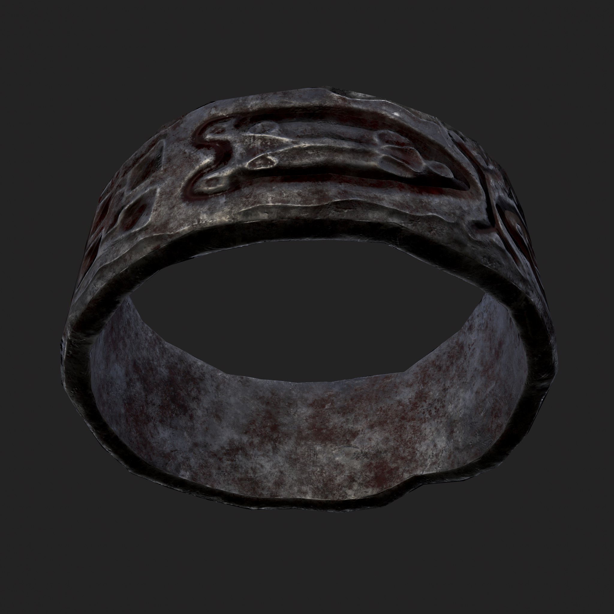Rusting Medieval Iron Ring - 3D Model by Get Dead Entertainment