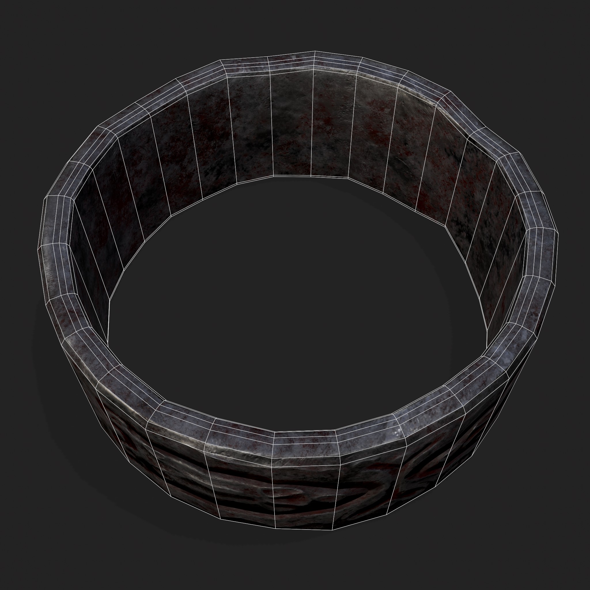 Rusting Medieval Iron Ring - 3D Model by Get Dead Entertainment