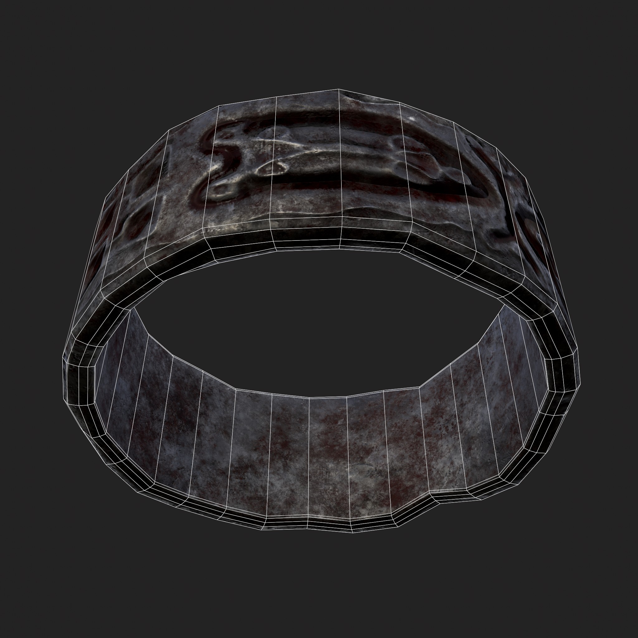 Rusting Medieval Iron Ring - 3D Model by Get Dead Entertainment