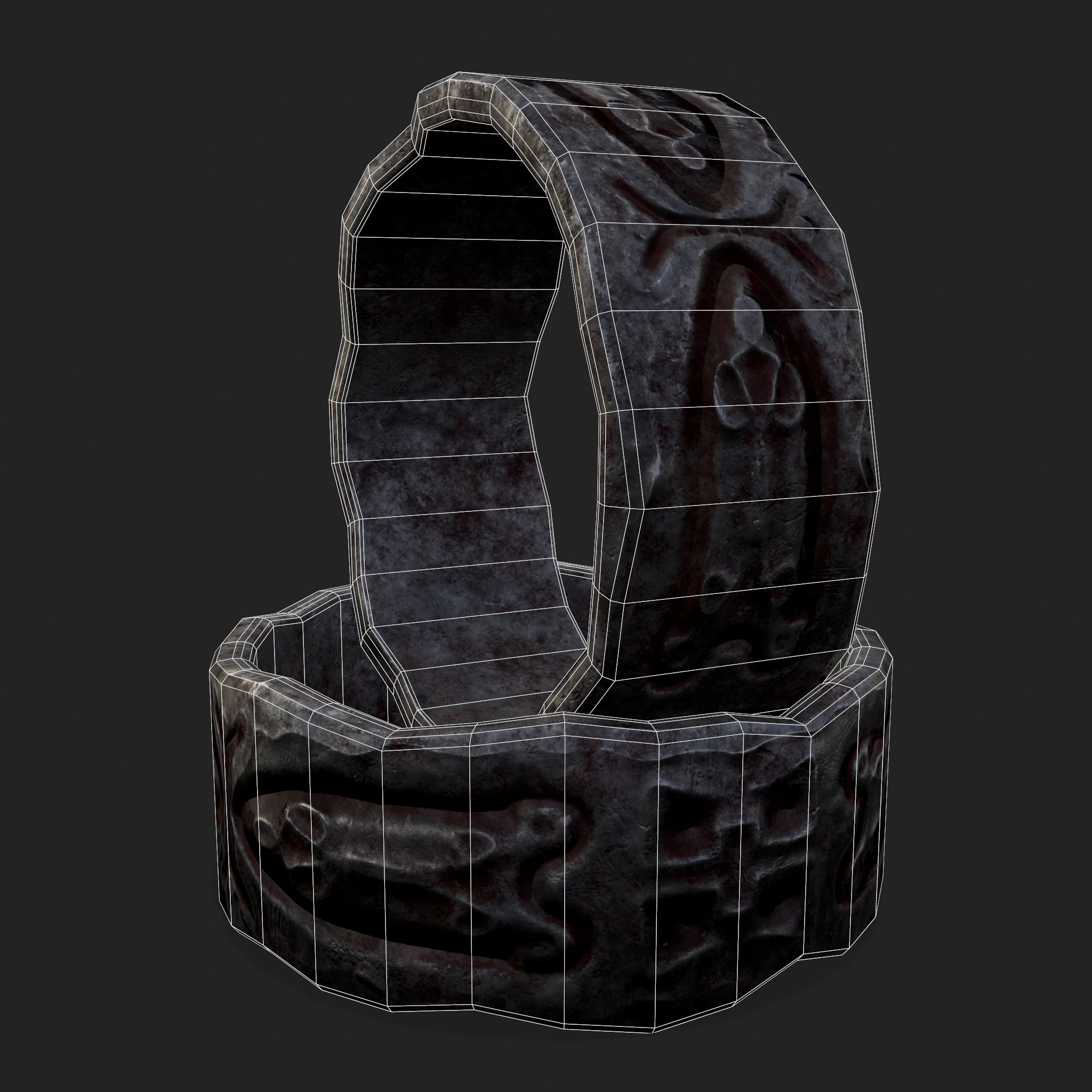 Rusting Medieval Iron Ring - 3D Model by Get Dead Entertainment